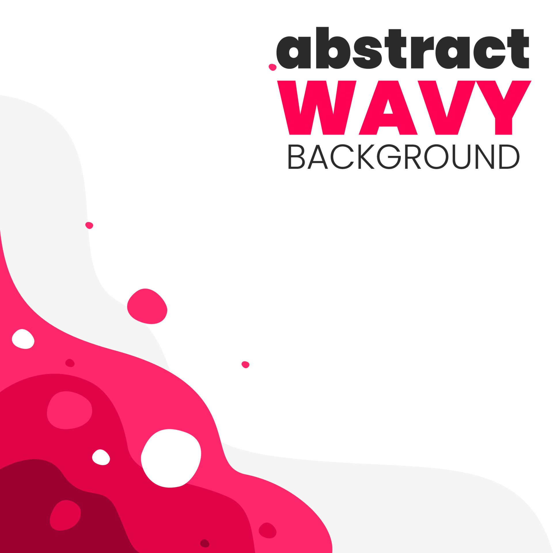 Minimalist Wavy Design Template For Banner Flyer Brochure Wavy Banner Template Vector Liquid