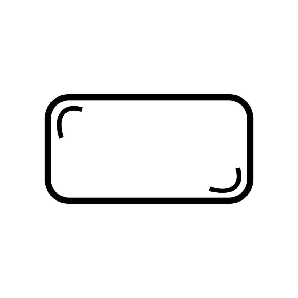 Geometry Lineal Icon Symbol Vector Black Outline Geometry Icon