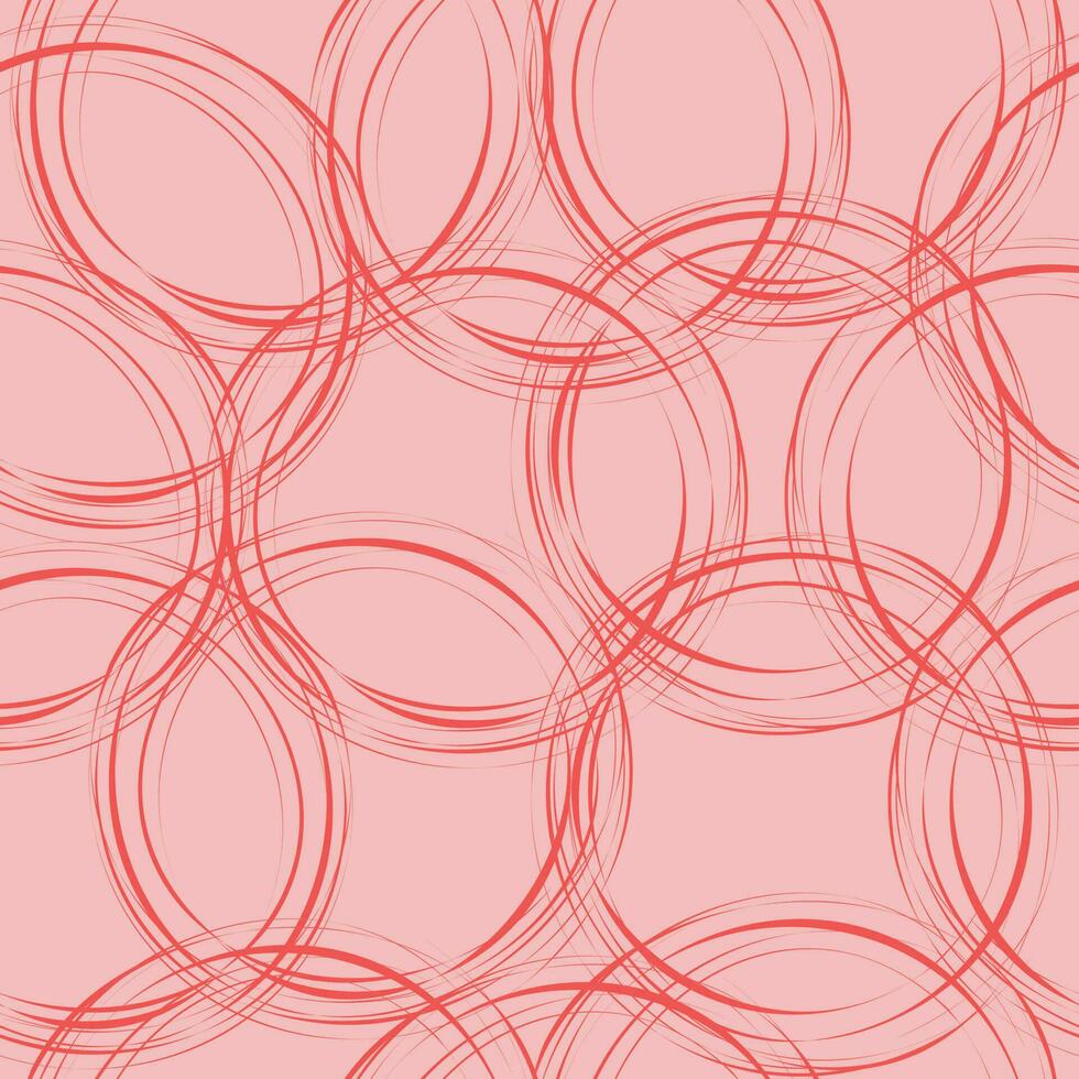 Abstract Seamless Vector Pattern Circles Geometric Patterns Design