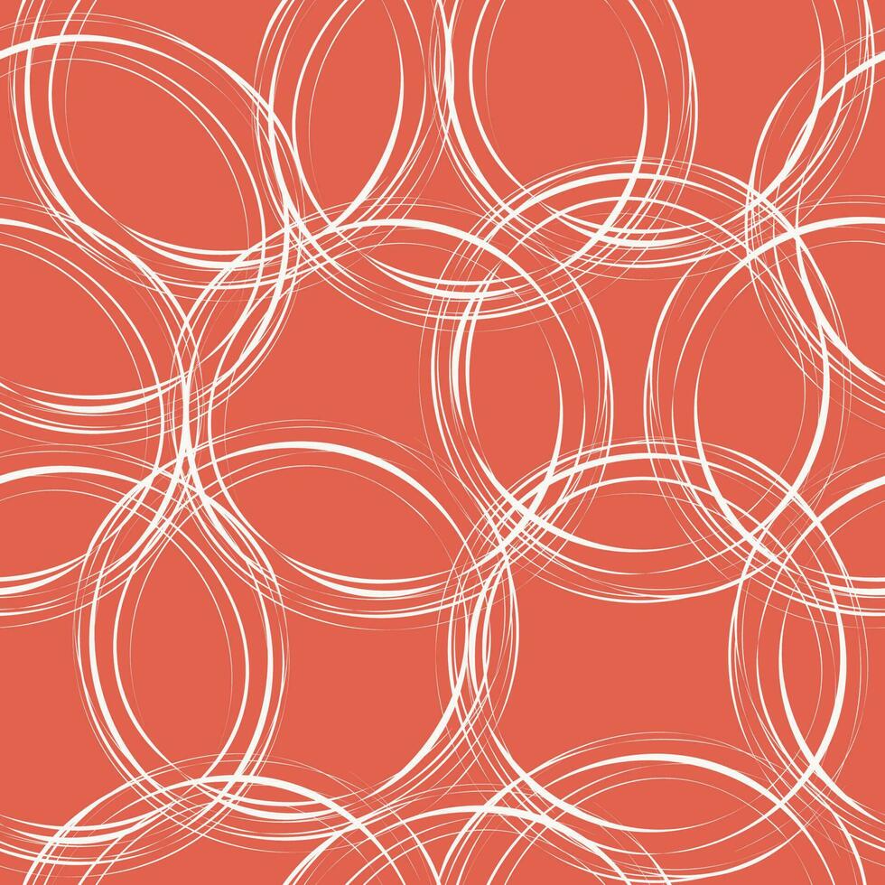 Abstract Seamless Vector Pattern Circles Geometric Patterns Design
