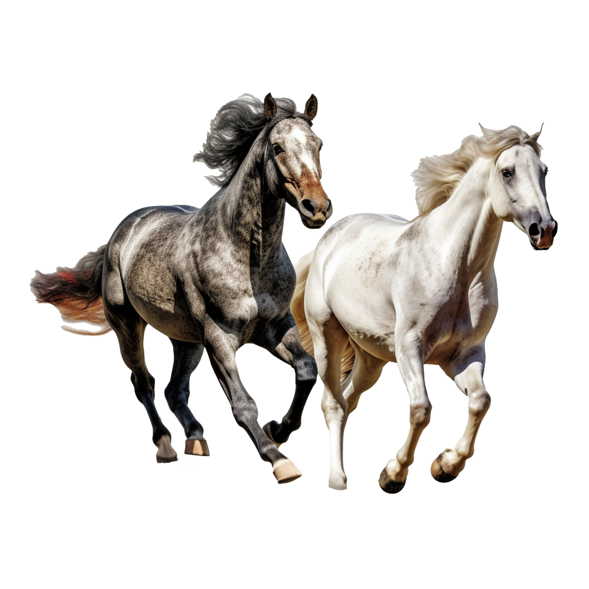 running horse isolated on background with 24508696 PNG