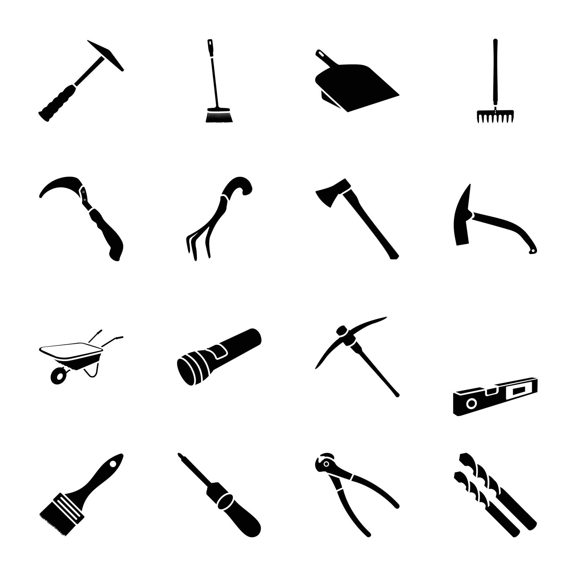 Tools Flat Vector Icons Collection 24509001 Vector Art at Vecteezy Tools Flat Vector Icons Collection 24509001 Vector Art at Vecteezy