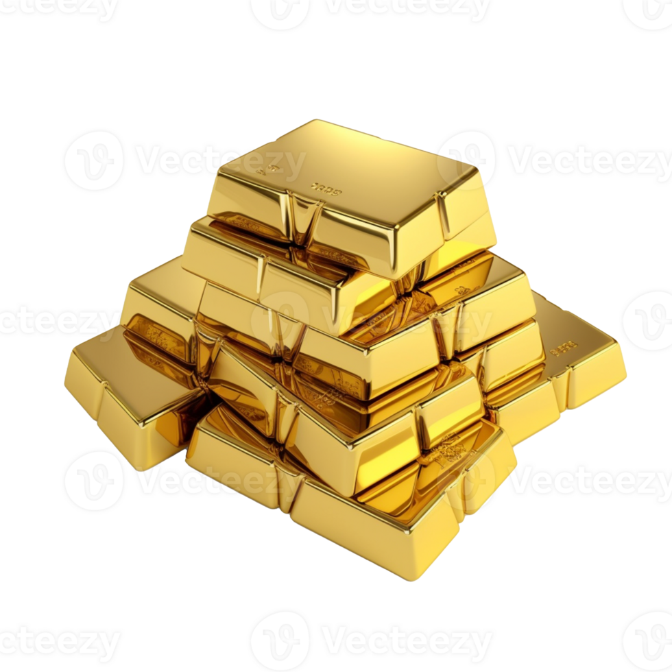 pile of gold isolated on background with 24509315 PNG