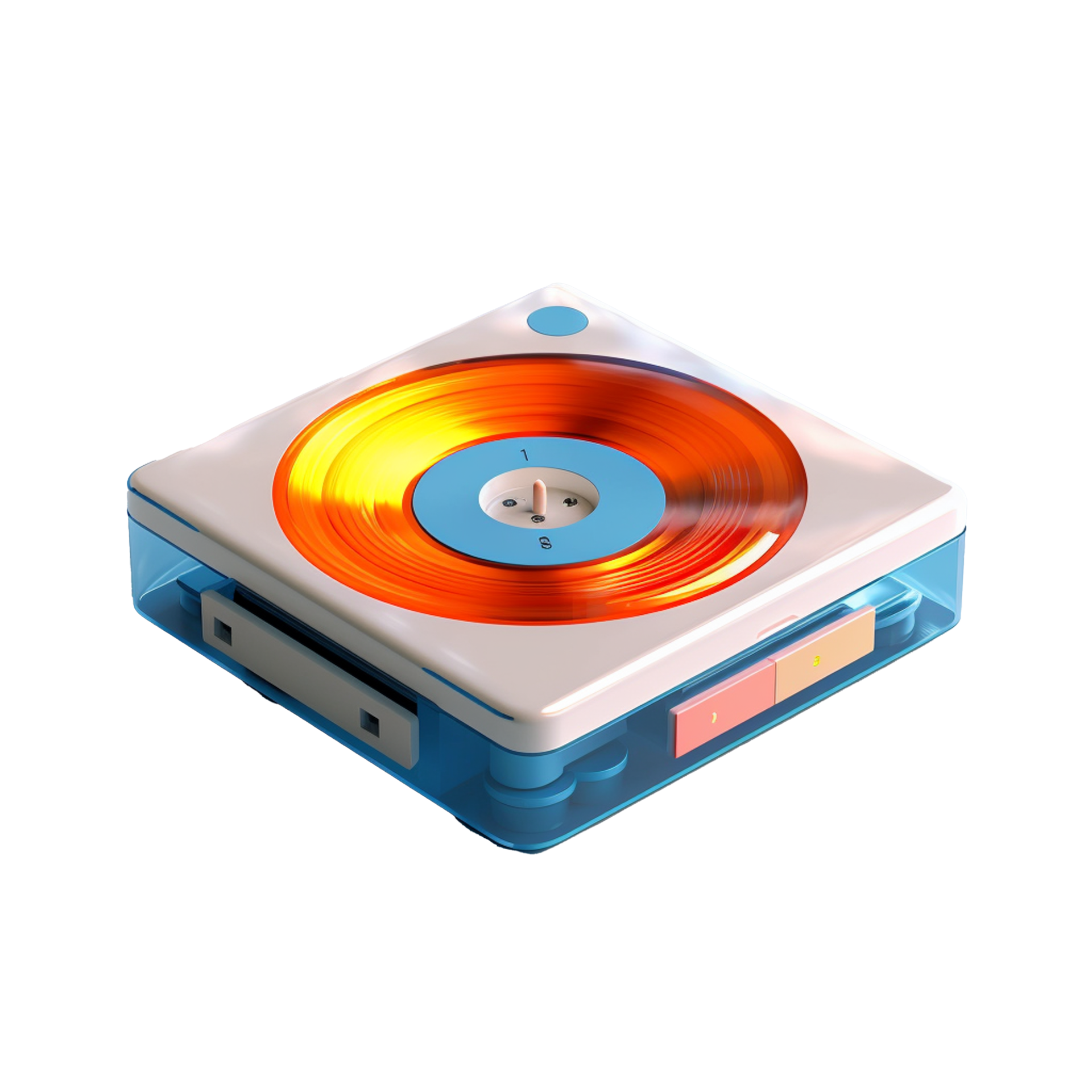 Compact Disc Player Isolated On Background With Generative AI 24509417 PNG compact-disc-player-isolated-on-background-with-generative-ai-24509417-png