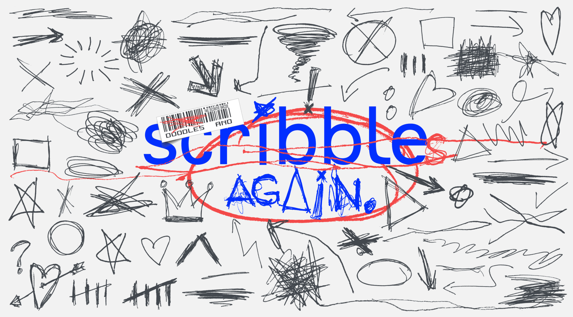 Collection of messy doodles and scribbles vector 24514257 Vector Art at ...