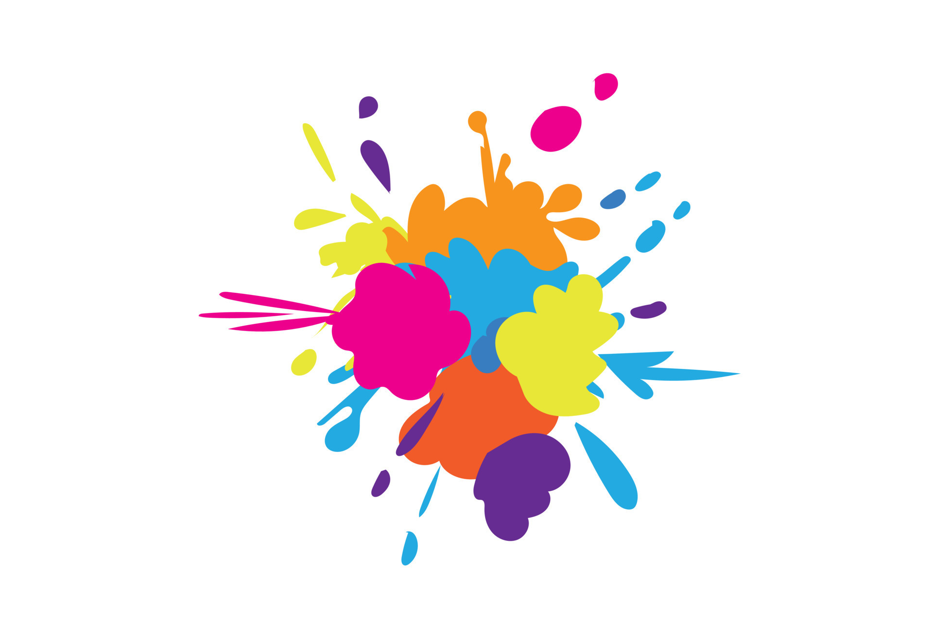 Paint color splash vector illustration 24518557 Vector Art at Vecteezy