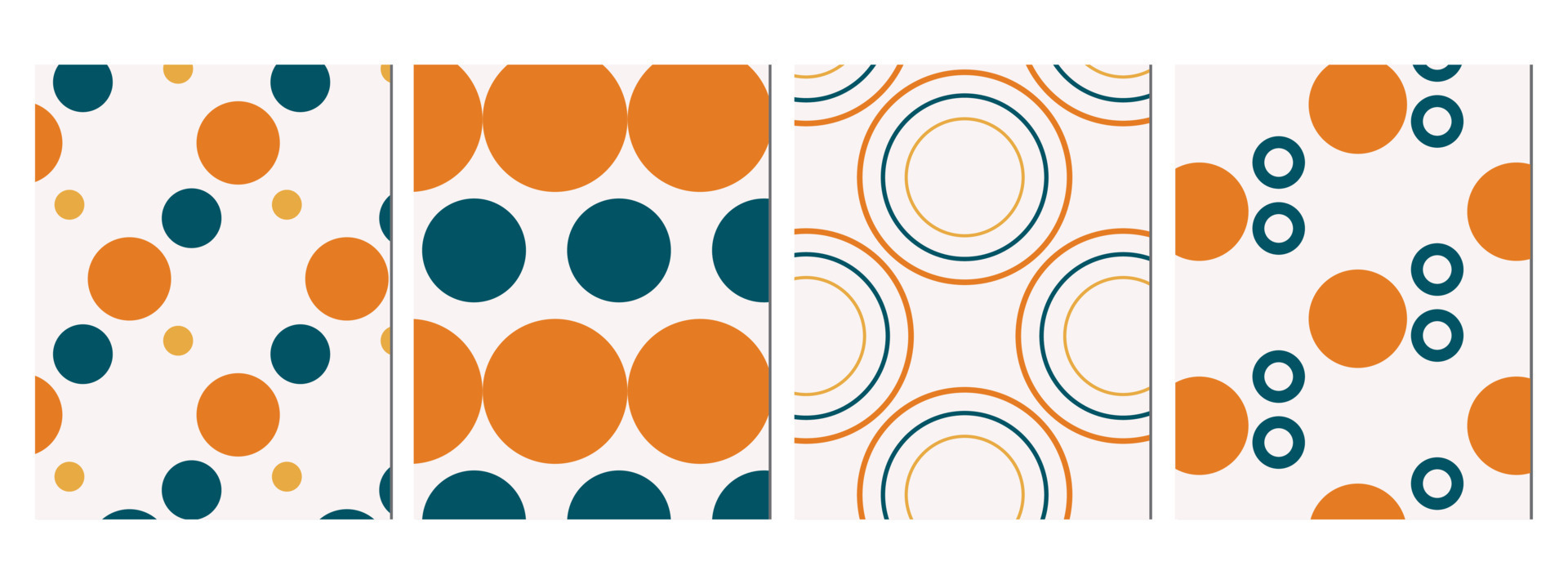 geometric circle shapes pattern set 24524426 Vector Art at Vecteezy