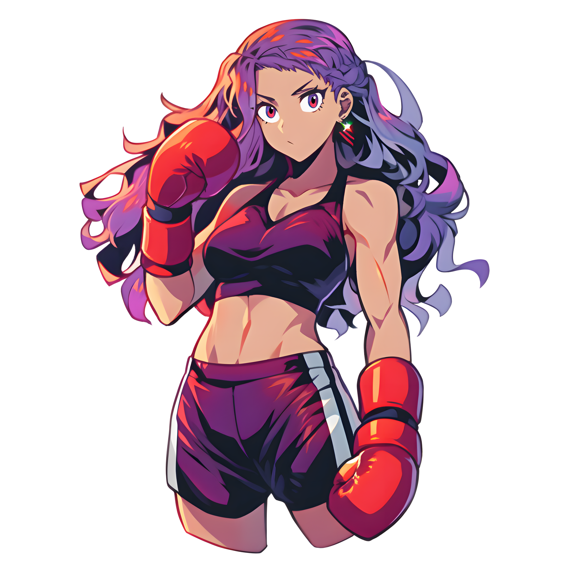 Anime Female Boxer
