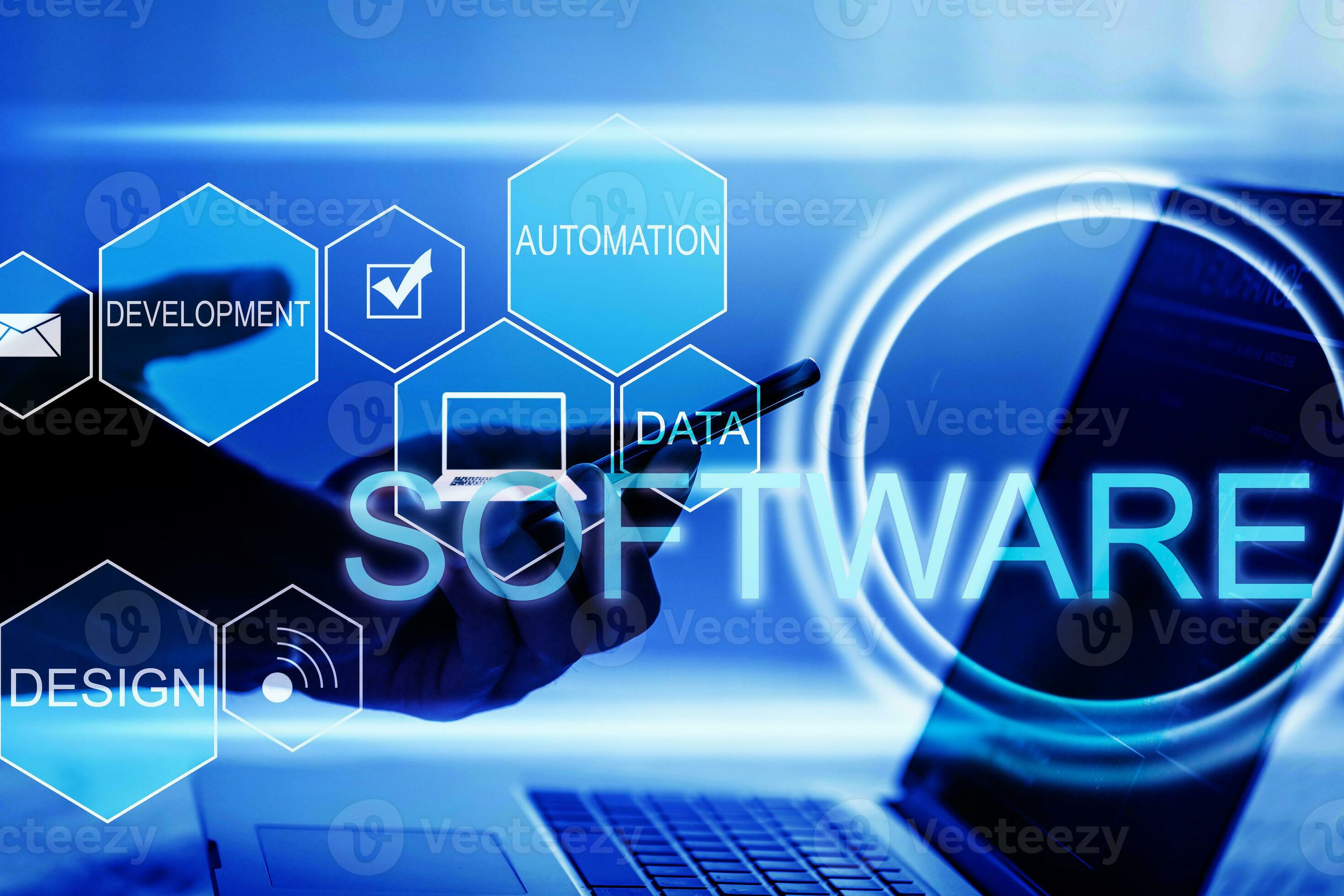 Program code and computer keyboard 24527766 Stock Photo at Vecteezy