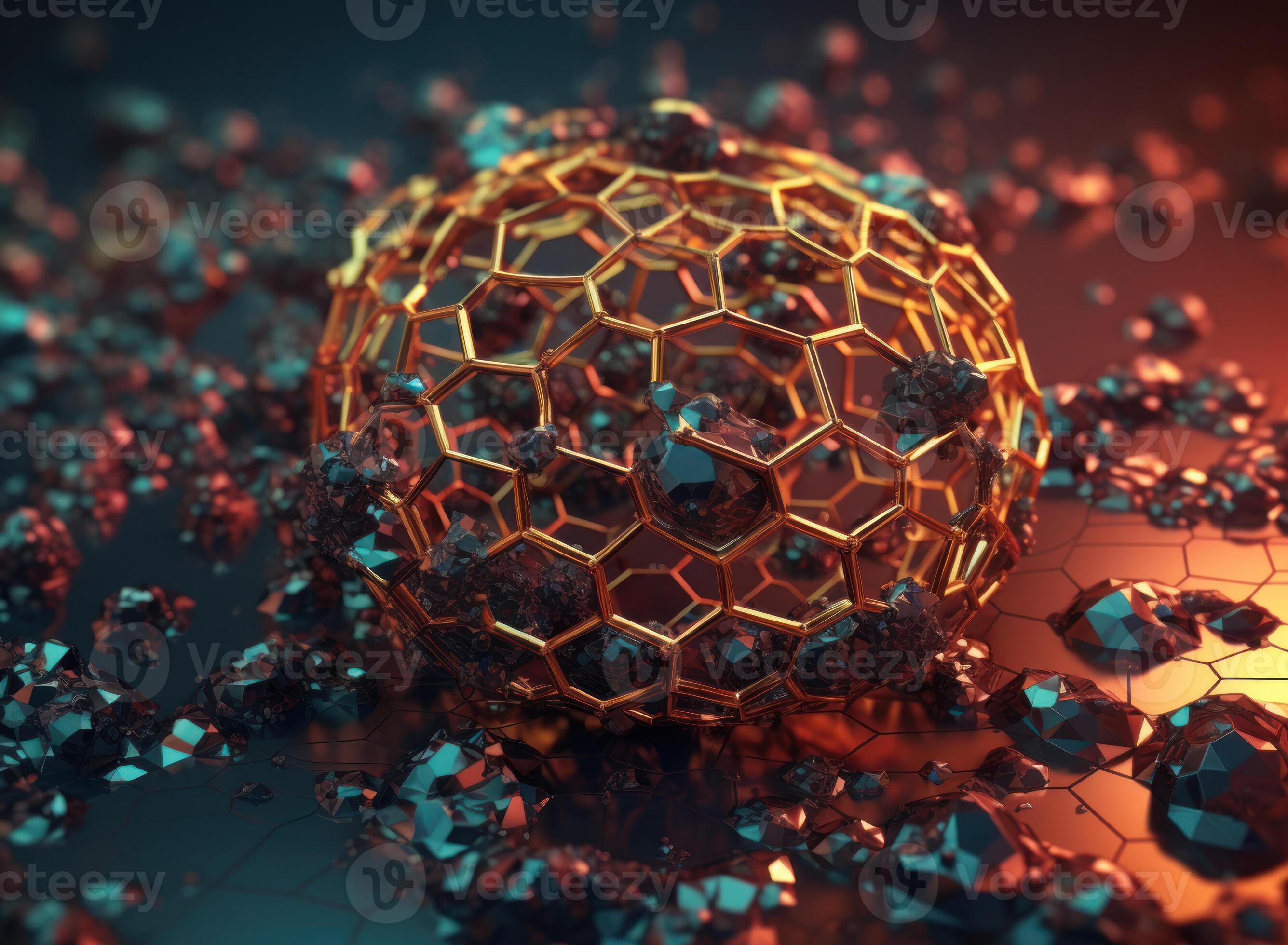 Colorful Abstract Background An Abstract Image Featuring Organic Shapes And Lines That Intersect