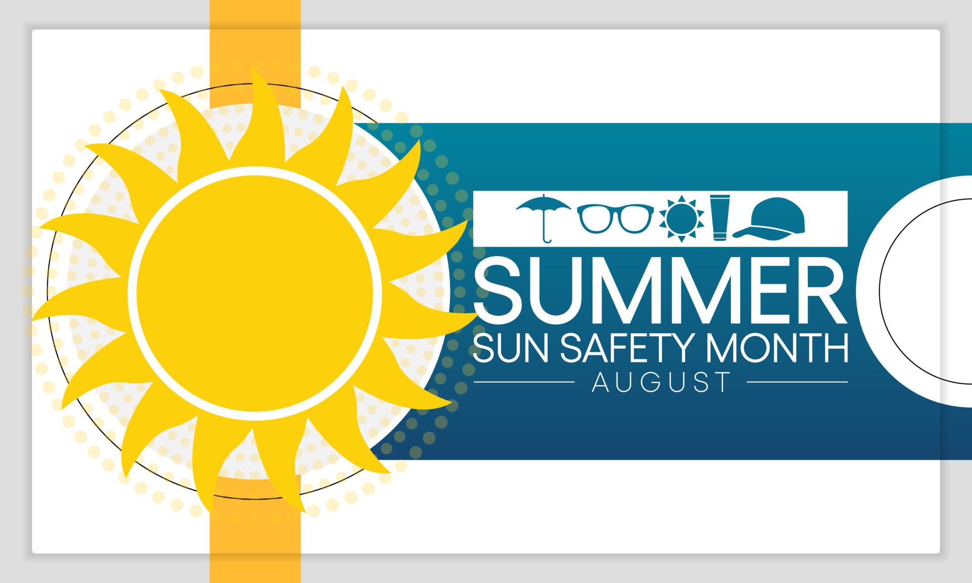 Summer sun safety month is observed every year in August, celebrated to ...