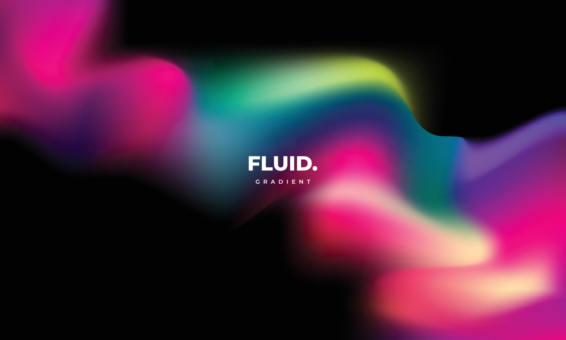 Colorful Gradient Mesh Background Template Copy Space Fluid Colour Background Suitable For