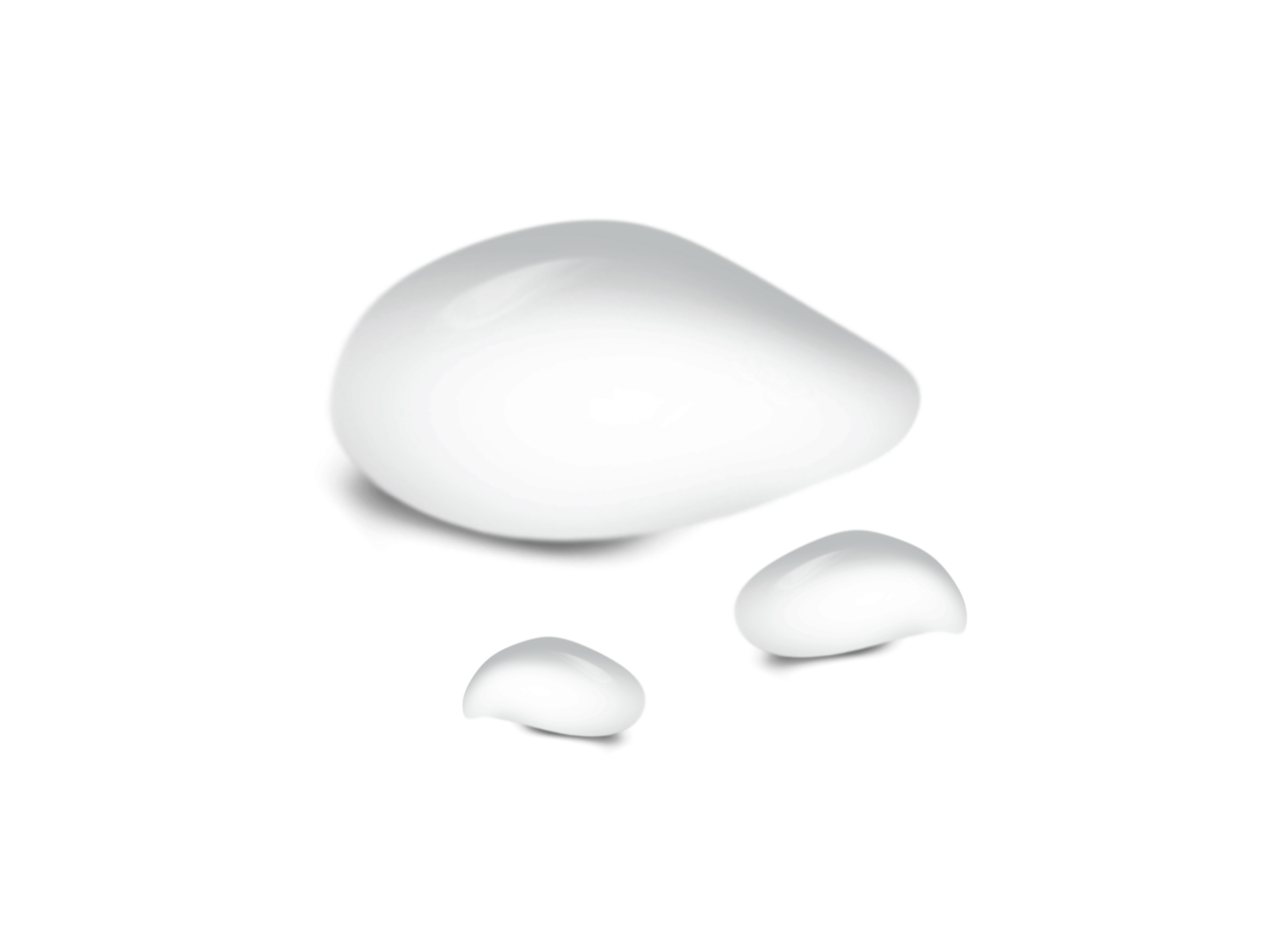 Set Of Water Drop Shape On Transparency Background 24553410 Png