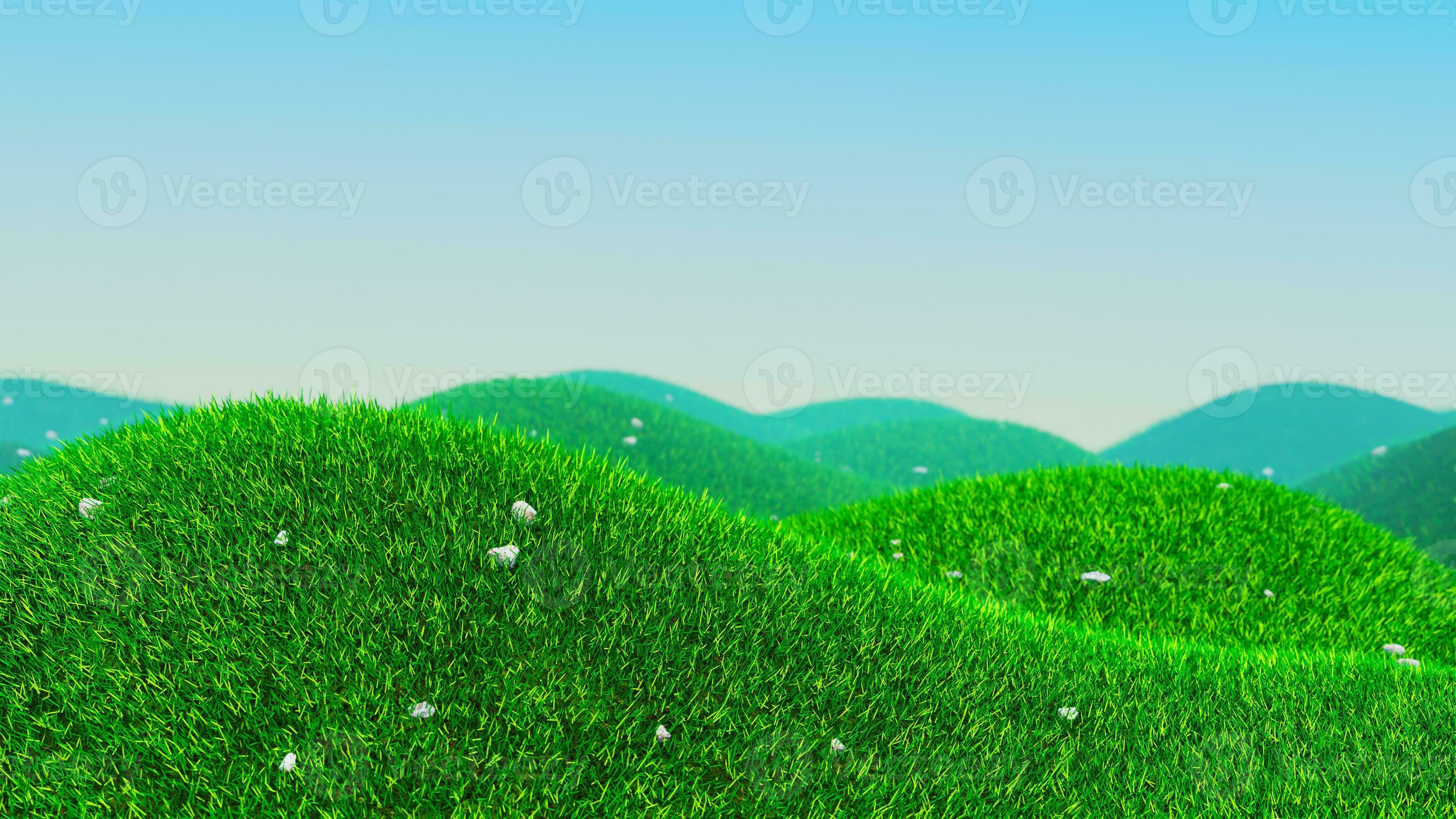 3D illustration Background for advertising and wallpaper in nature and adventure scene. 3D ...