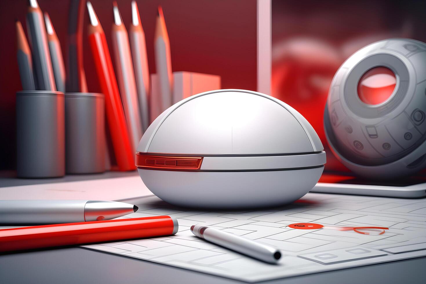 Modern sci-fi futuristic interior office design. Futuristic conference ... Modern sci-fi futuristic interior office design. Futuristic conference ...