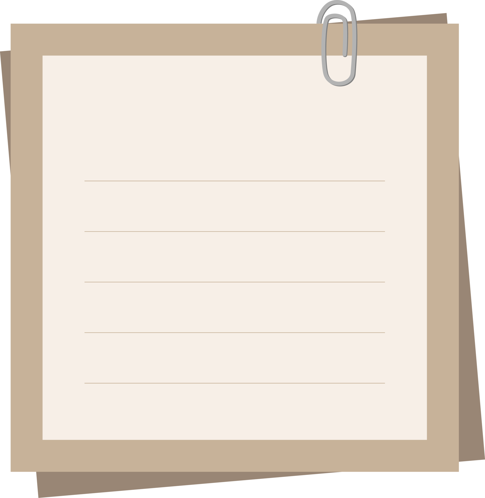 brown sticky note with paper clip 24584422 PNG brown sticky note with paper clip 24584422 PNG