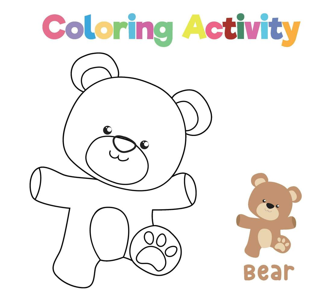 Coloring Animal Worksheet Page Fun Activity For Kids Educational coloring-animal-worksheet-page-fun-activity-for-kids-educational