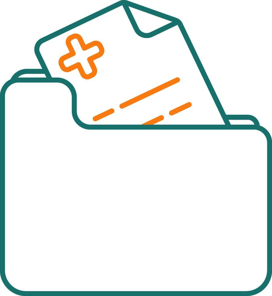 Medical Folder icon in green line art. 24590618 Vector Art at Vecteezy Medical Folder icon in green line art. 24590618 Vector Art at Vecteezy