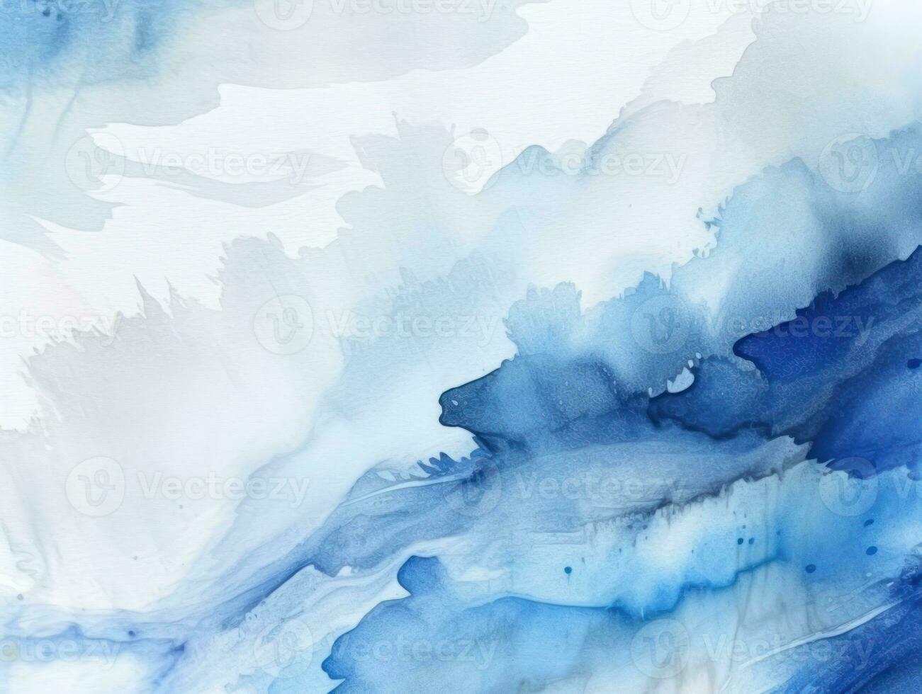 Abstract blue watercolor background. White texture watercolor painted ... Abstract blue watercolor background. White texture watercolor painted ...