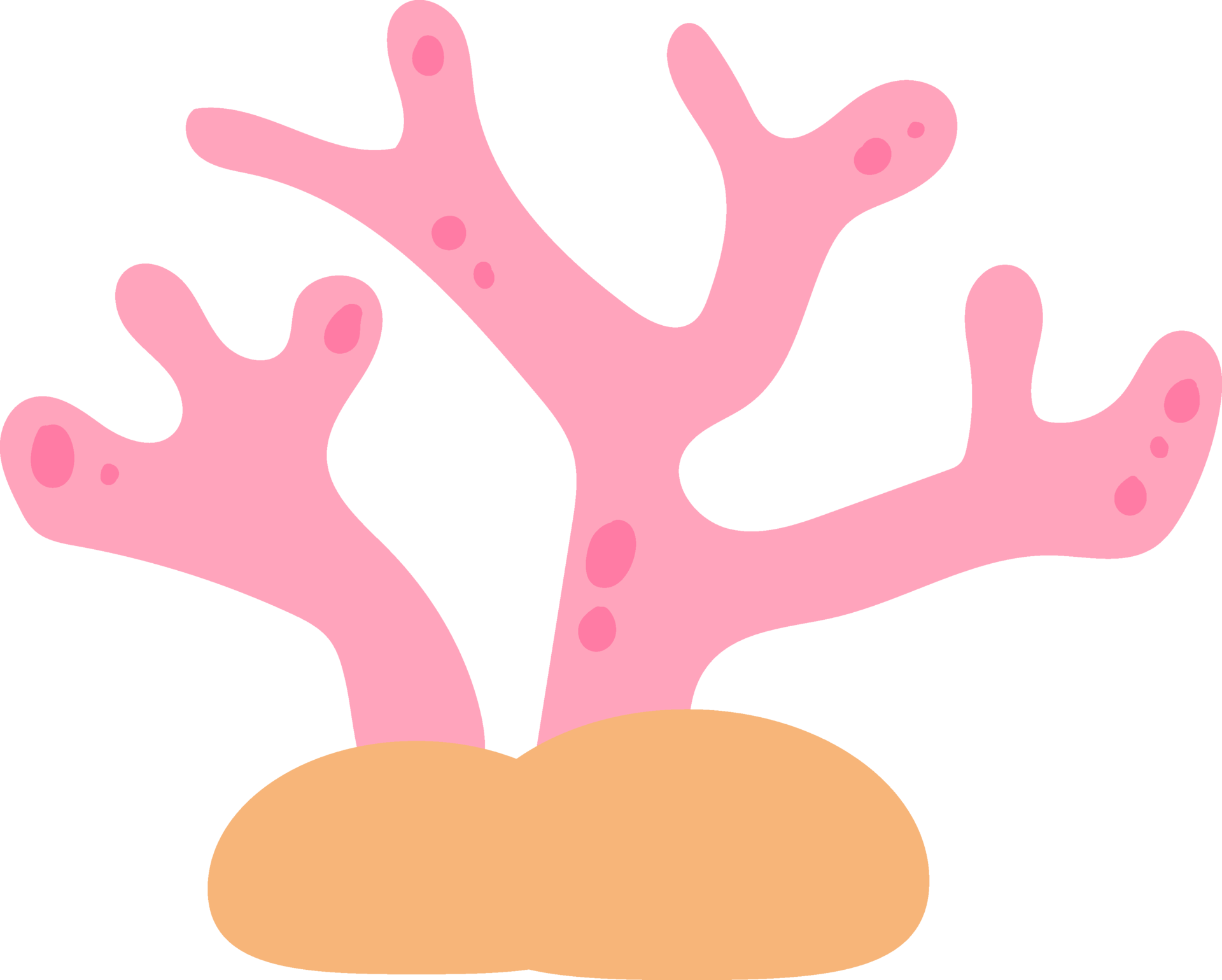 Cute cartoon coral under the sea animals 24595688 PNG Cute cartoon coral under the sea animals 24595688 PNG