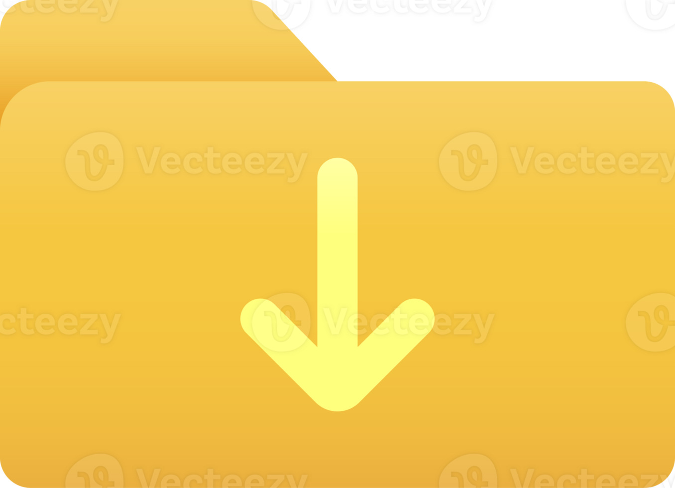 Folder with download symbol, Folder icon. 24596183 PNG