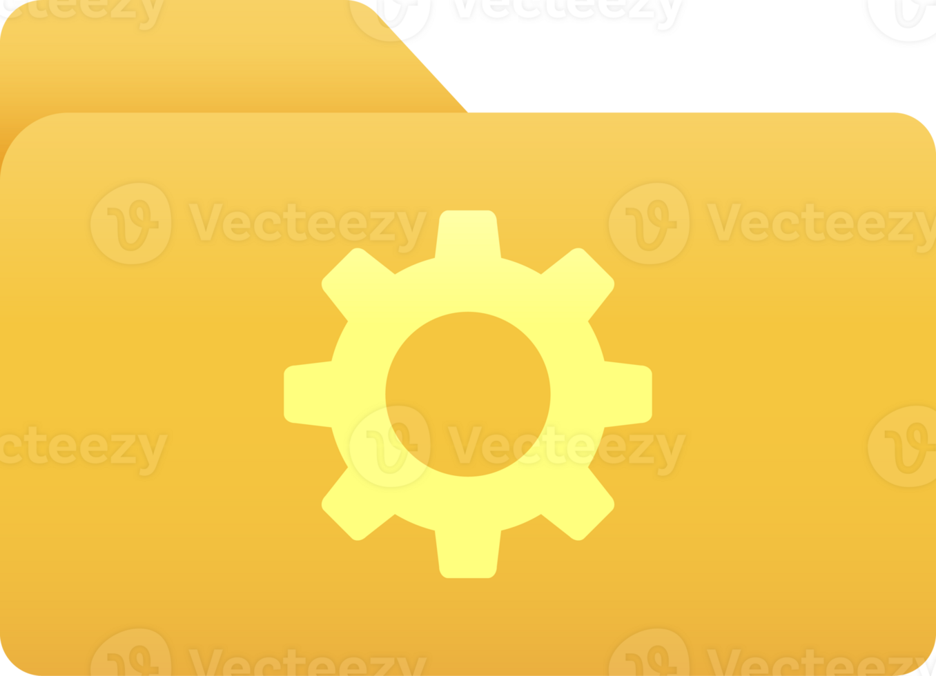 Folder With Cog Symbol Folder Icon 24596230 Png