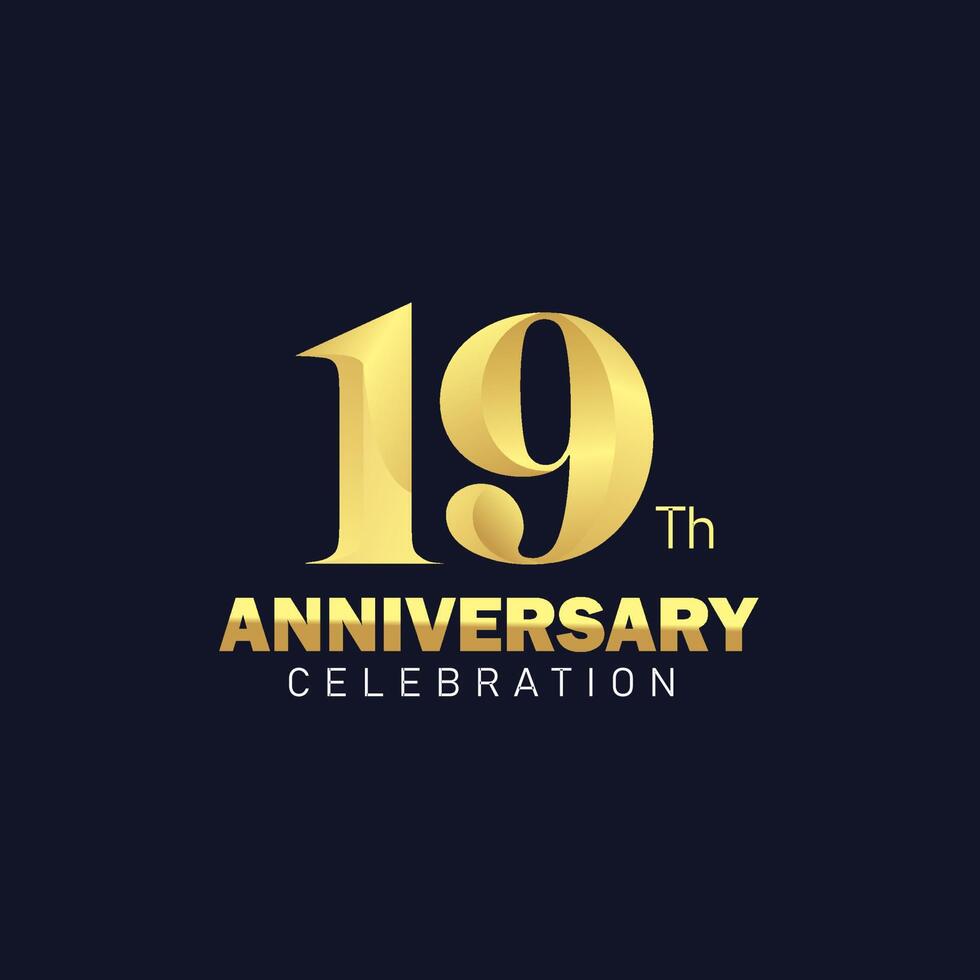 19th anniversary logo design, golden anniversary logo. 19th anniversary ... 19th anniversary logo design, golden anniversary logo. 19th anniversary ...