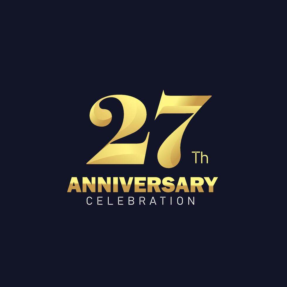27th anniversary logo design, golden anniversary logo. 27th anniversary ... 27th anniversary logo design, golden anniversary logo. 27th anniversary ...