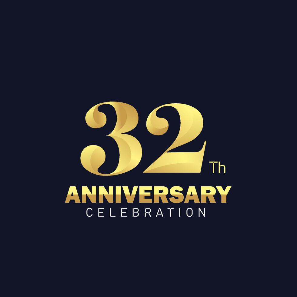 32th anniversary logo design, golden anniversary logo. 32th anniversary ... 32th anniversary logo design, golden anniversary logo. 32th anniversary ...