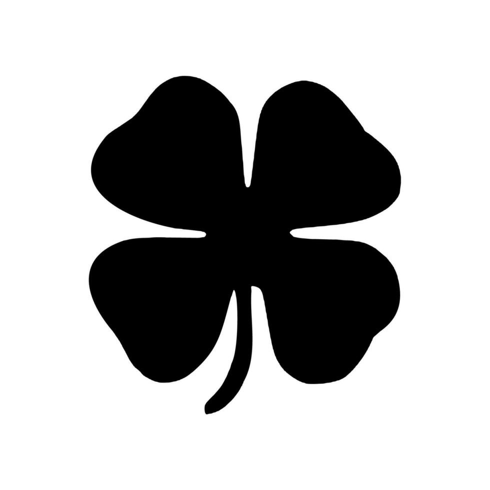 verde trébol salir icono en de moda plano estilo aislado en blanco ...