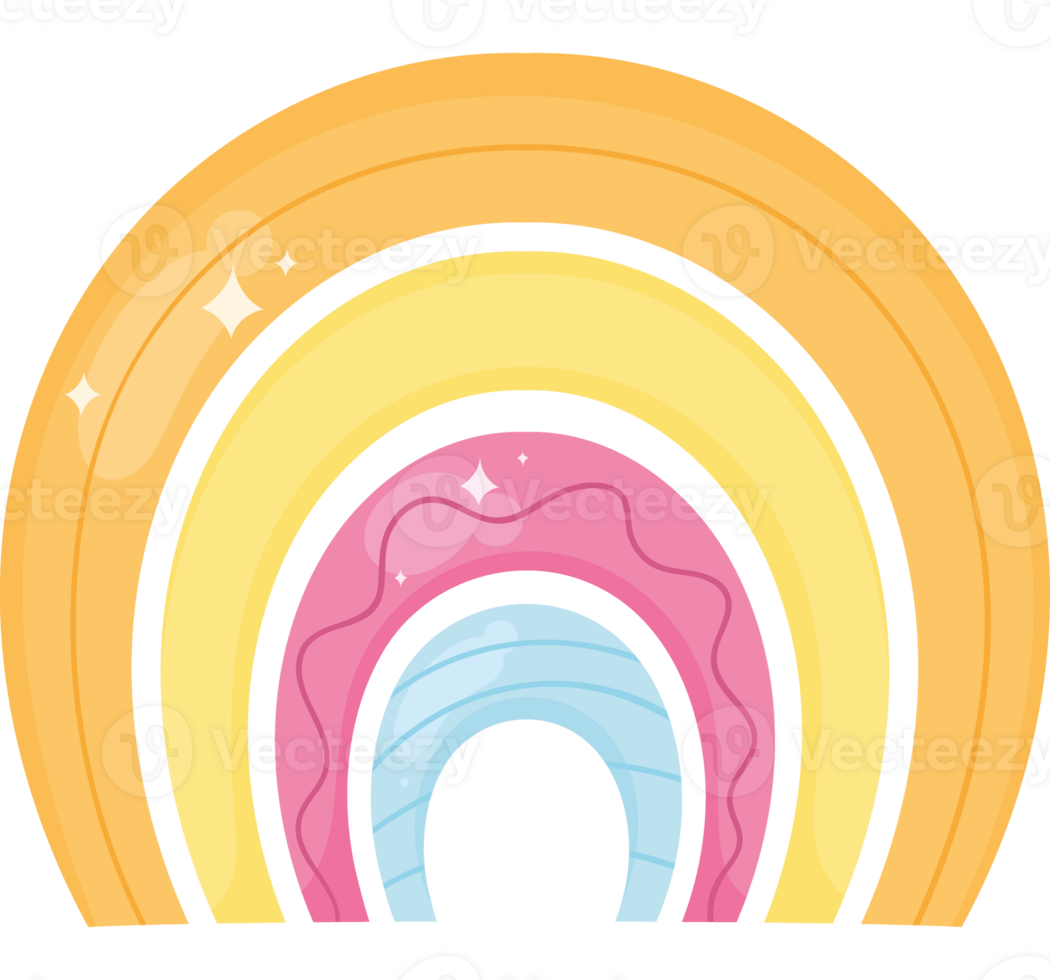 cute rainbow spring season icon 24600164 PNG