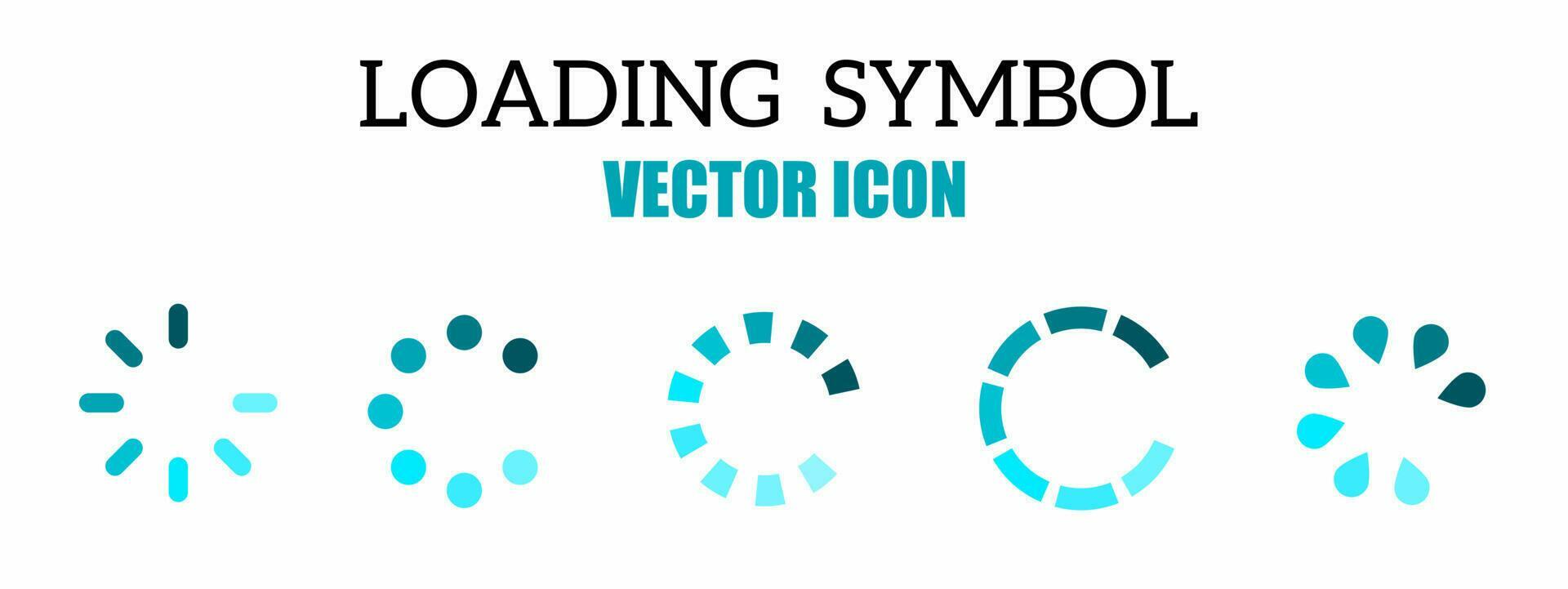 Loading symbol icon vector illustration. Stock vector. 24605264 Vector ...