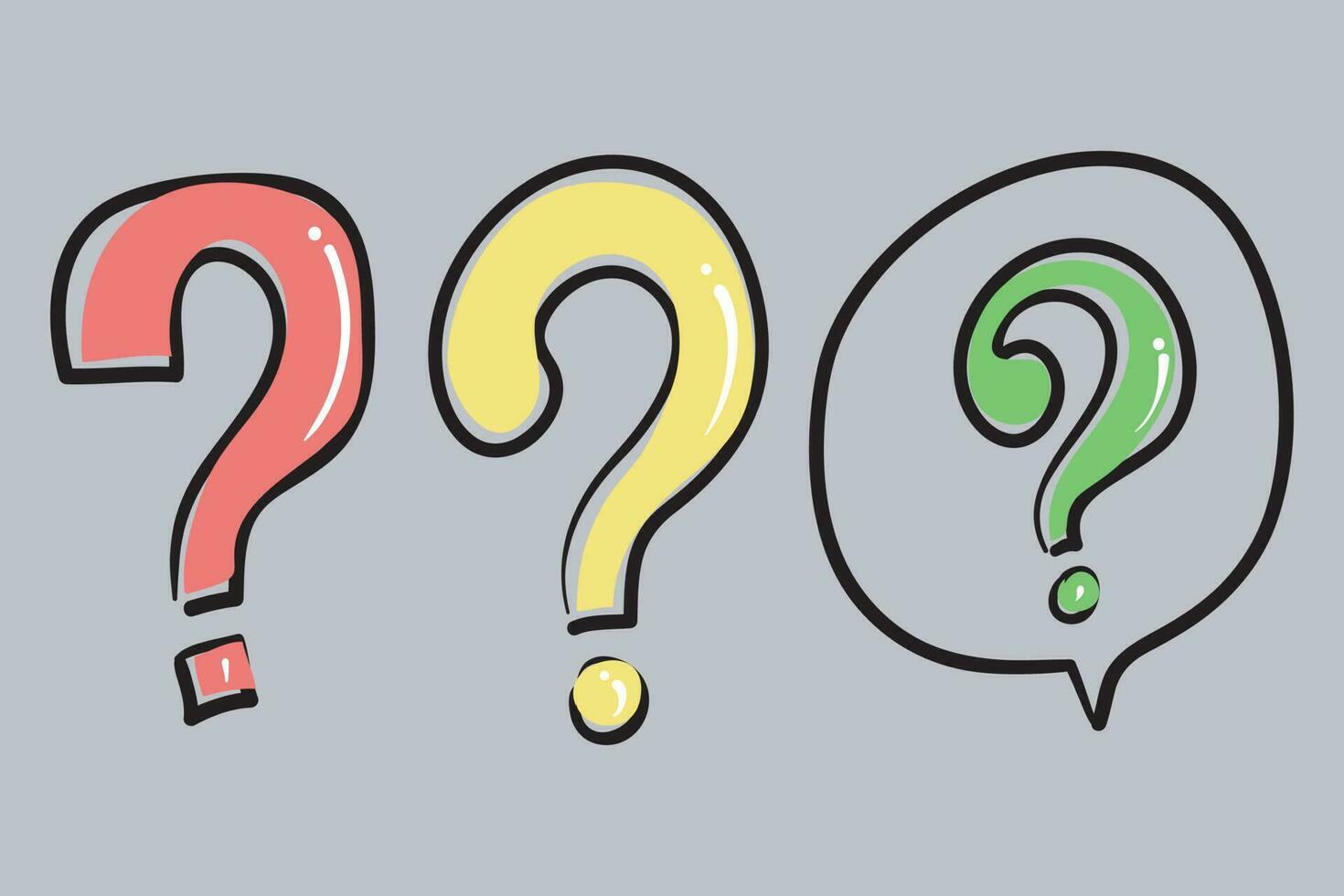 Hand drawn doodle question marks set. 24605914 Vector Art at Vecteezy Hand drawn doodle question marks set. 24605914 Vector Art at Vecteezy