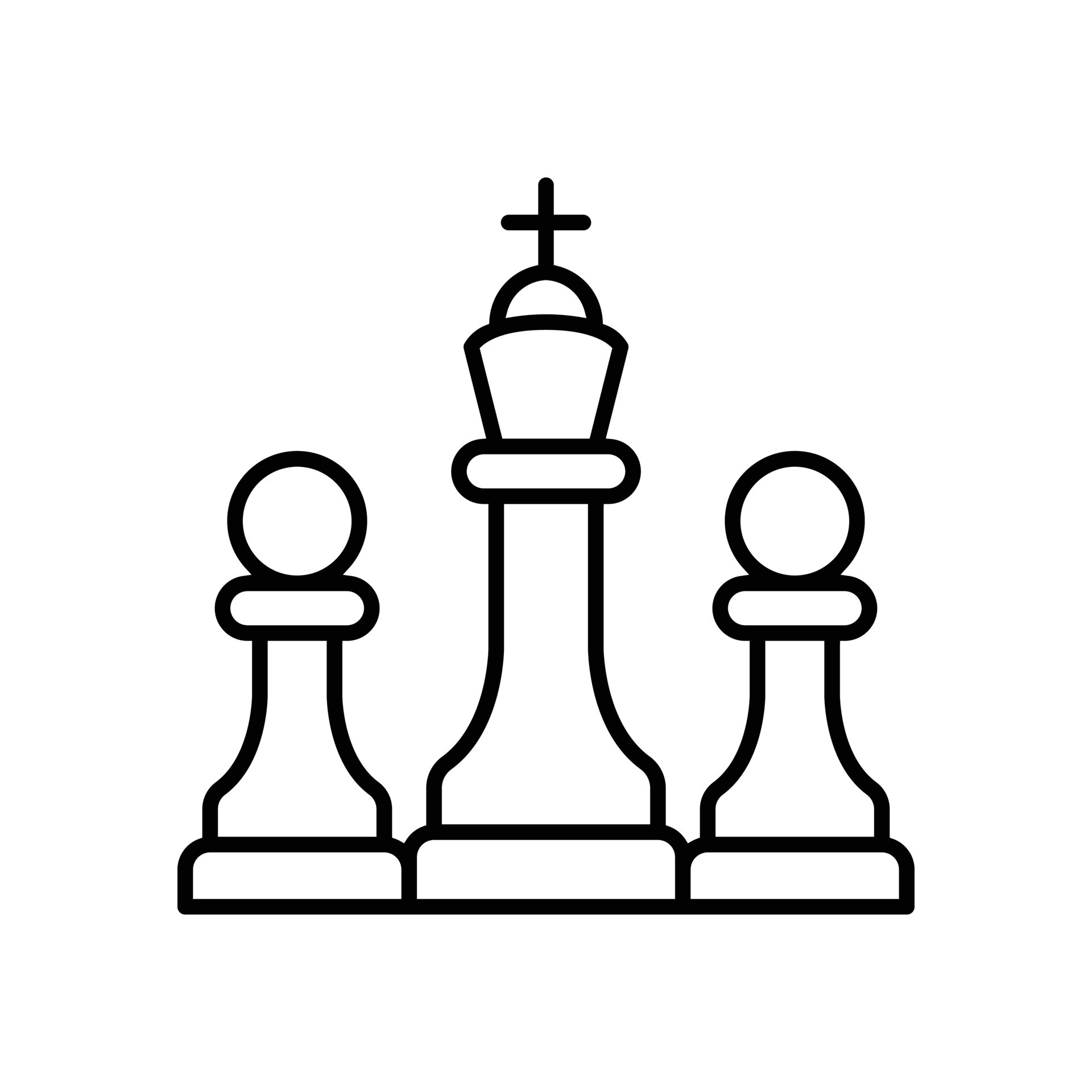 Business Strategy Icon Vector Sales Program Illustration Sign Advertising Campaign Symbol Or