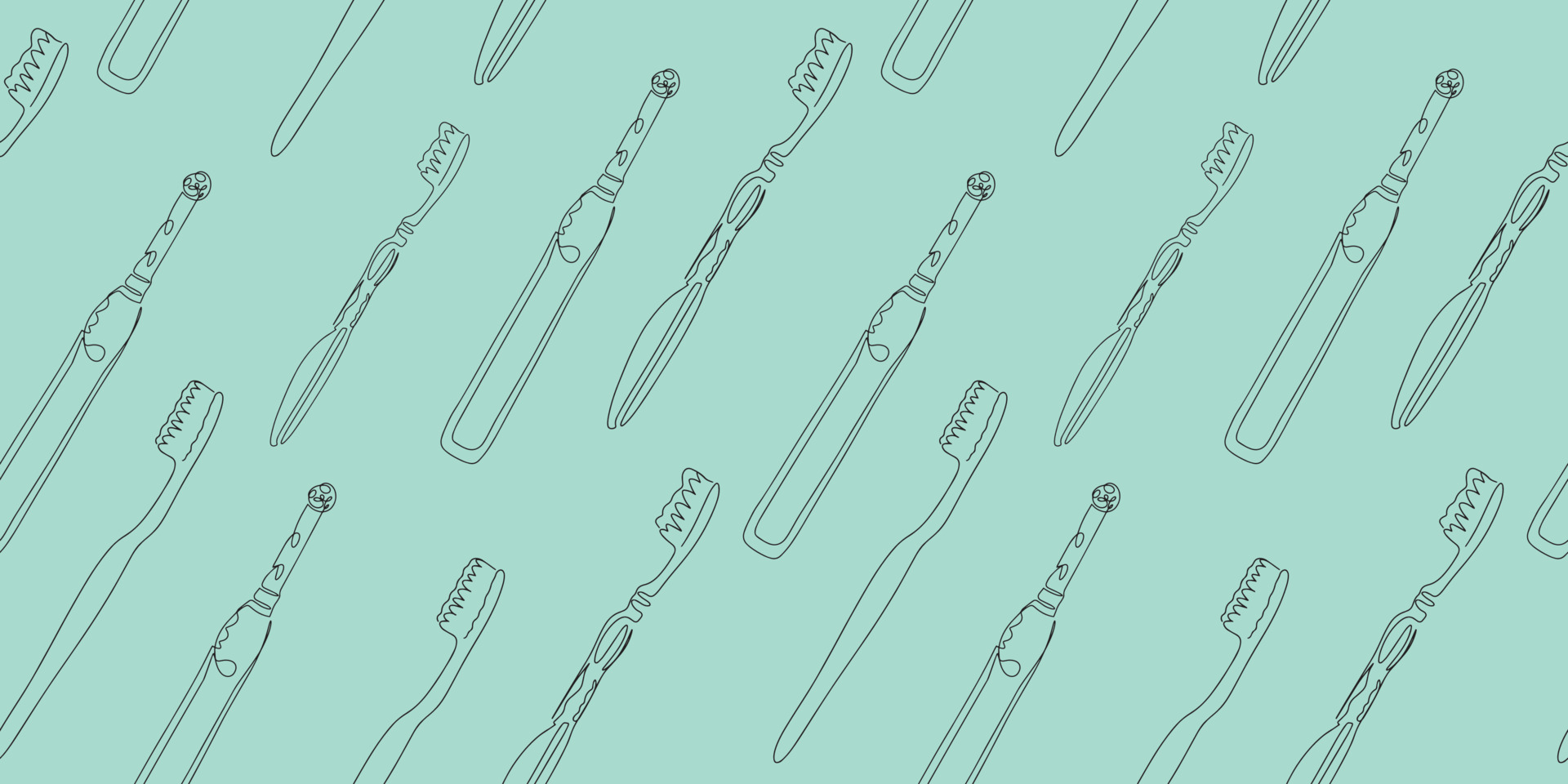 Seamless toothbrush pattern . Vector illustration. Vector 24608718 ...