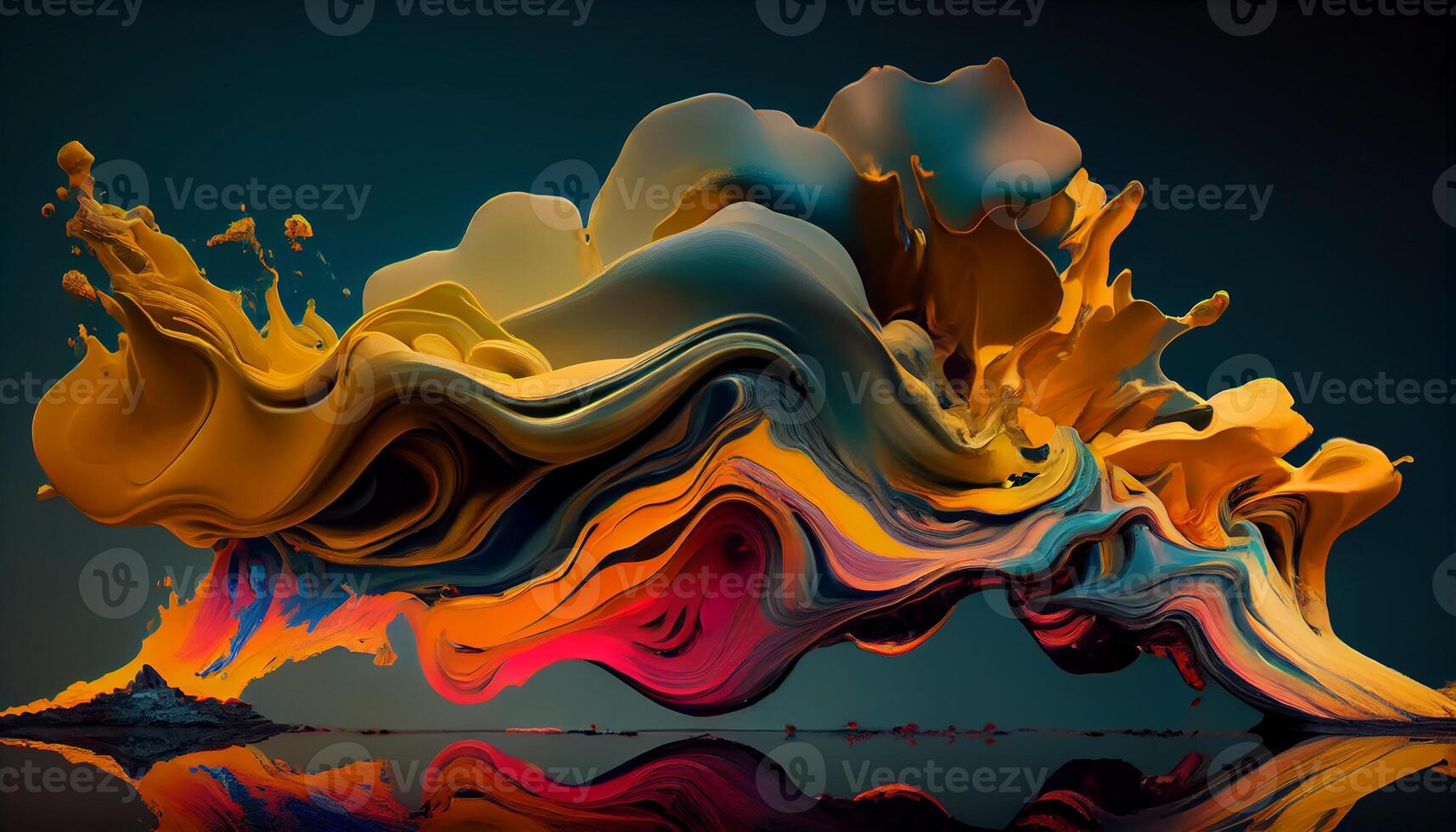 Abstract multi colored wave backdrop blue water pattern , 24623093 Stock Photo at Vecteezy