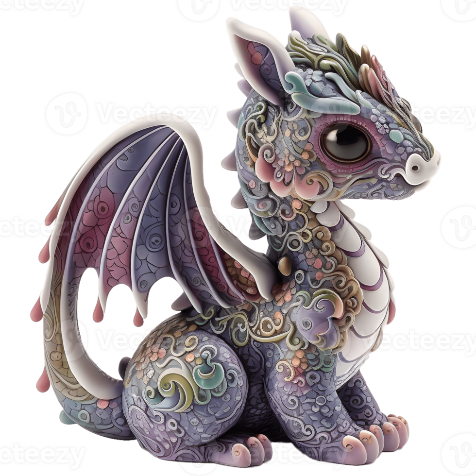 Cute Dragon Ai Generative 24624386 Png