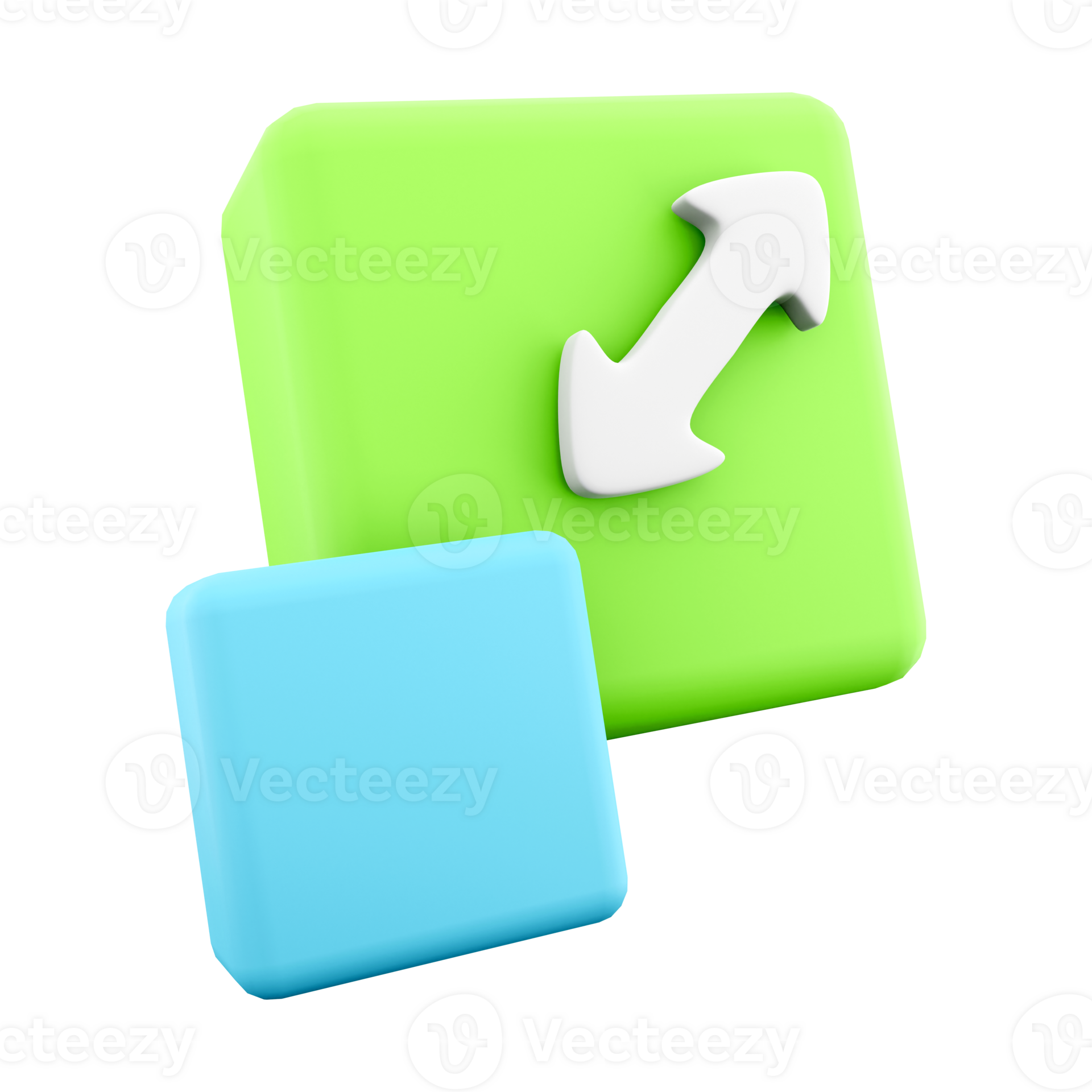 3d Rendering Scalability Or Scalable System Line Icon 3d Rendering