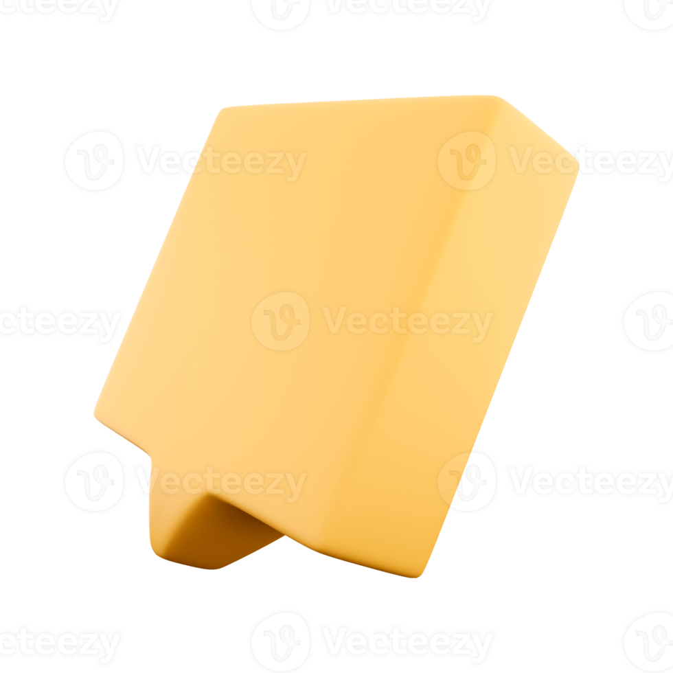 3d Rendering Chat Icon 3d Render Message Notification Icon 24624786 Png