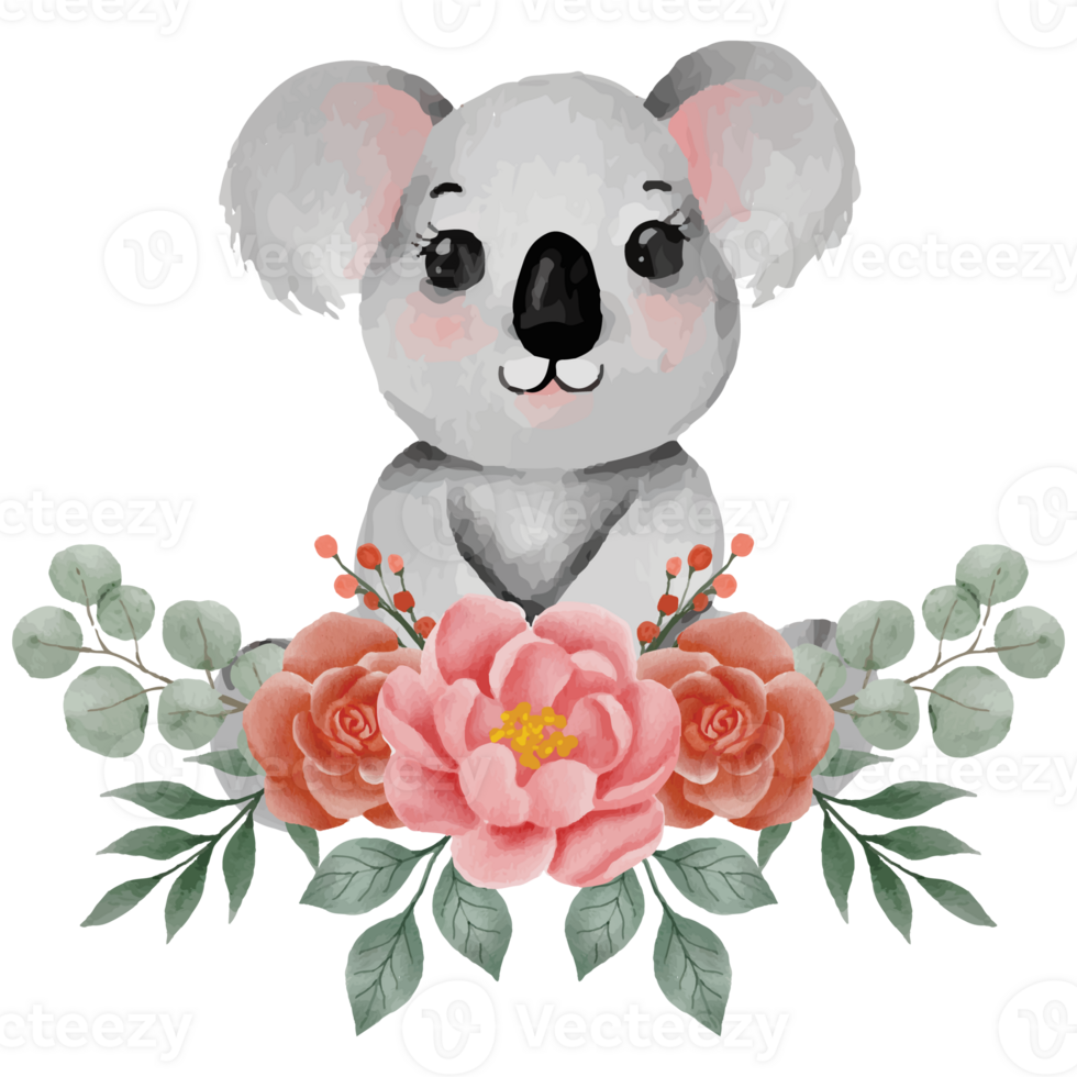 Cute Cartoon Koala, Lazy koalas Clip art Element Transparent Background ...