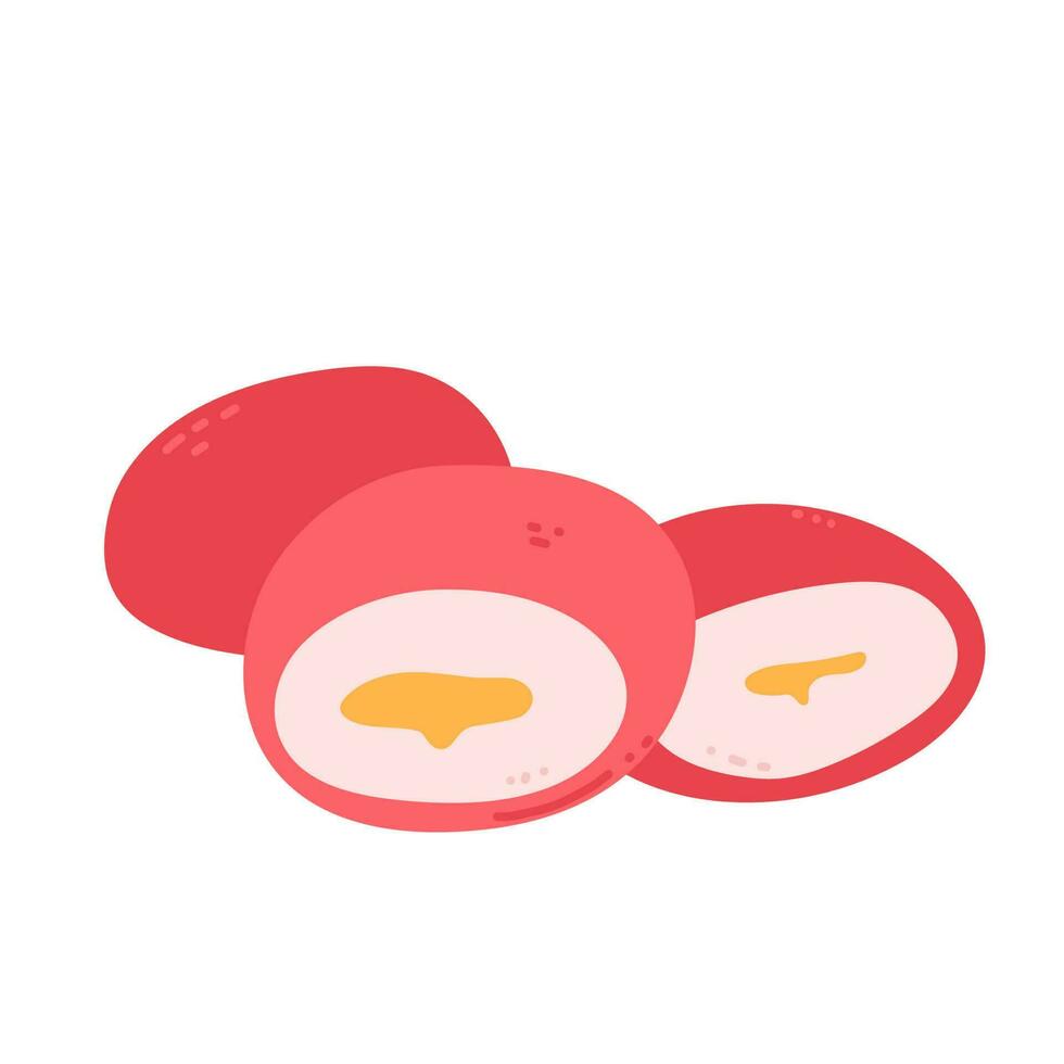 Mochi Ice Cream Vector Hand Drawn Illustration 24626154 Vector Art At Vecteezy