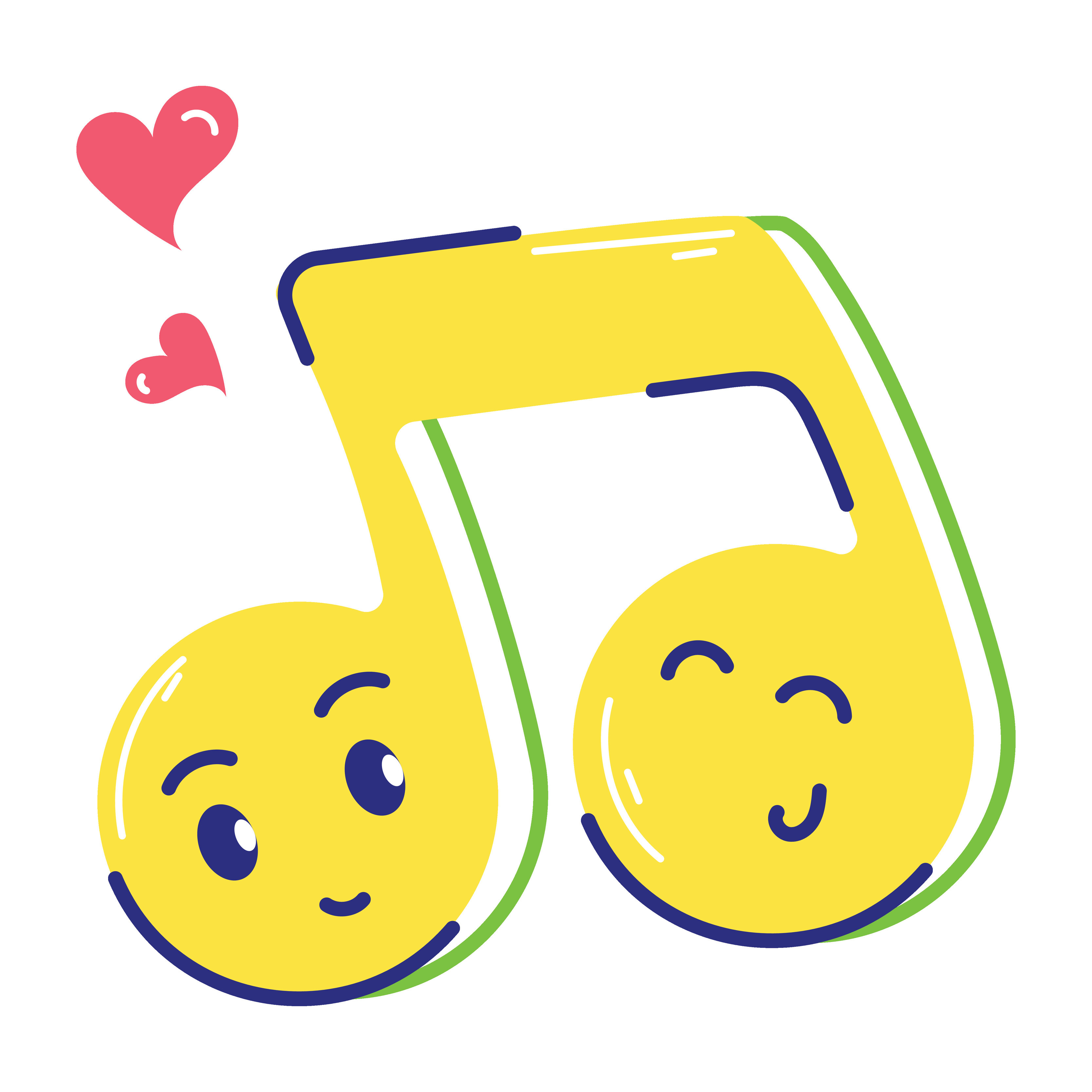 Trendy Music Note 24626554 Vector Art at Vecteezy