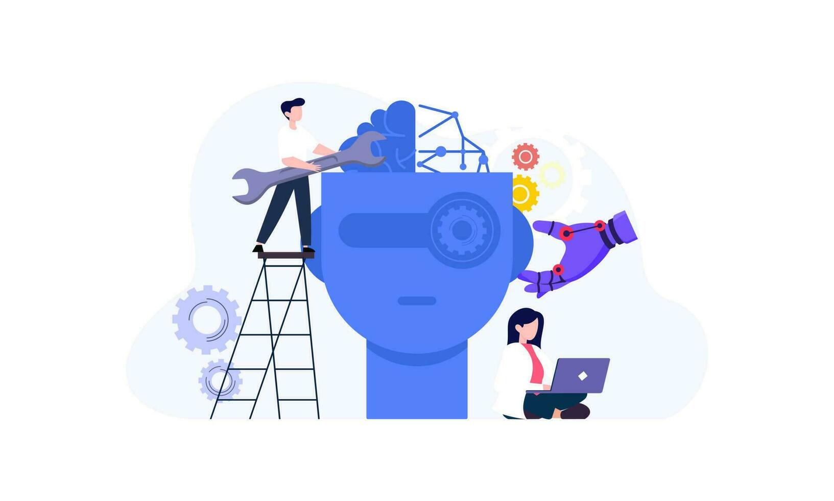 Artificial Intelligence concept vector illustration 24629365 Vector Art ... Artificial Intelligence concept vector illustration 24629365 Vector Art ...