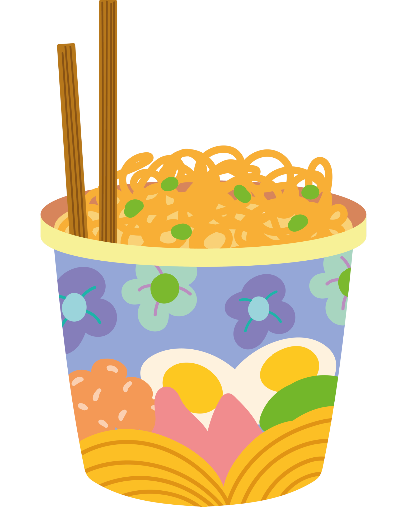 Japanese Noodles Food Icon Isolated 24638500 Png