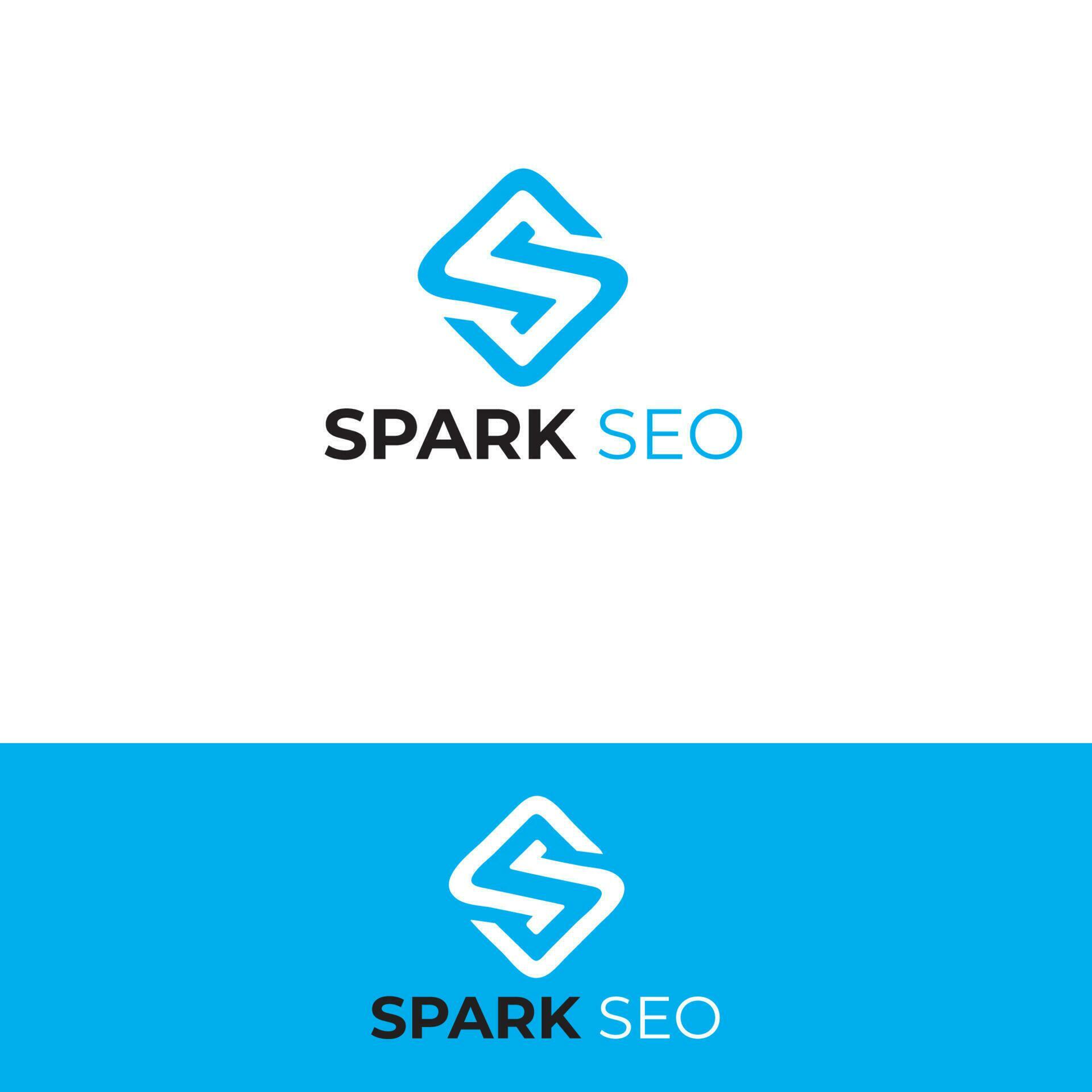 Spark SEO minimalist icon related logo design template 24640051 Vector ...