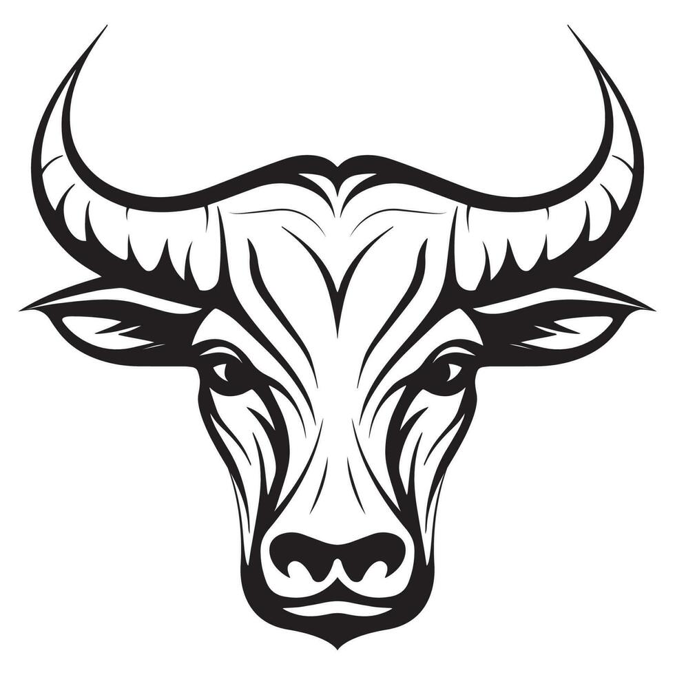 Cow Head Mascot Logo 24642769 Vector Art At Vecteezy