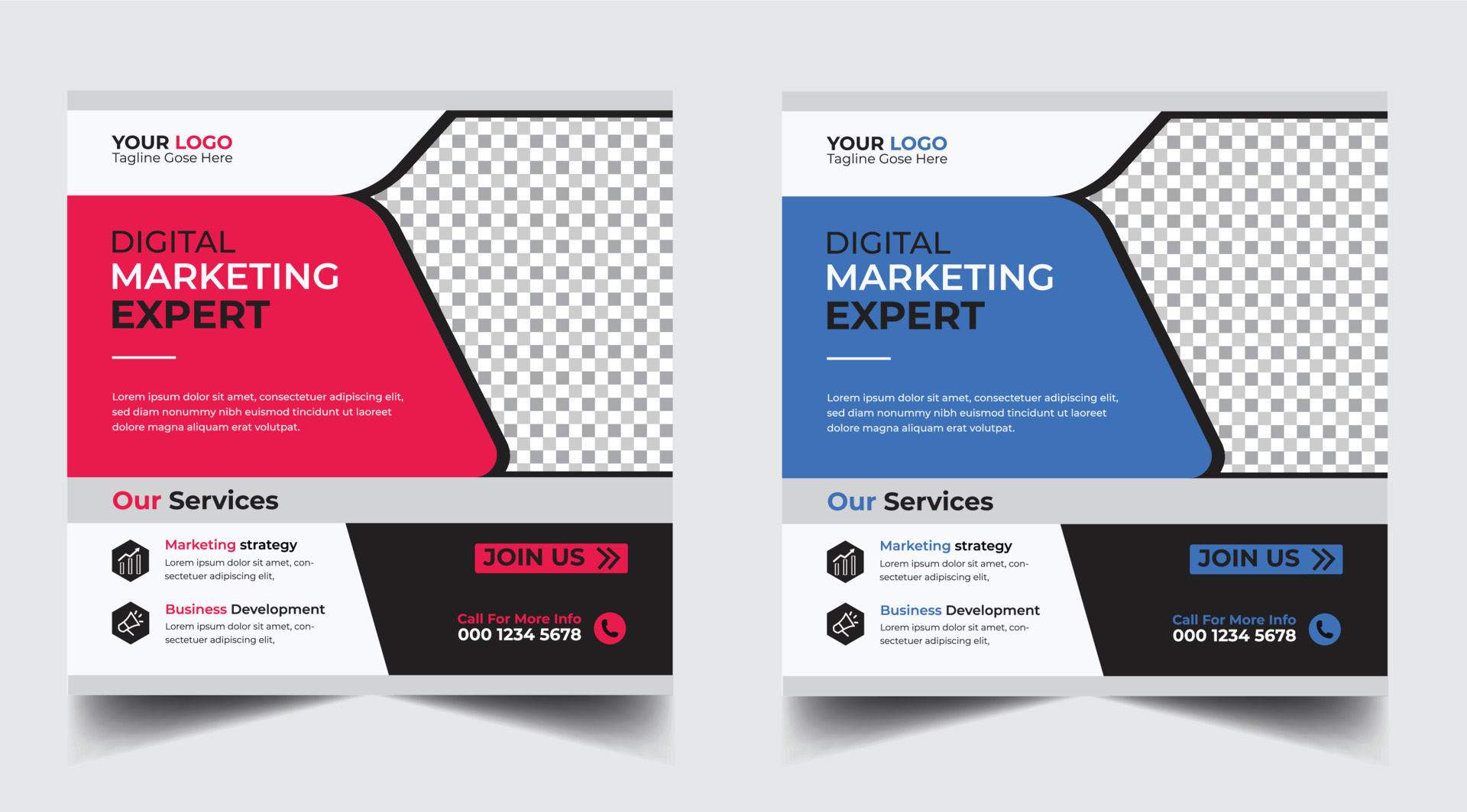 Digital marketing banner design template. Digital business marketing ... Digital marketing banner design template. Digital business marketing ...