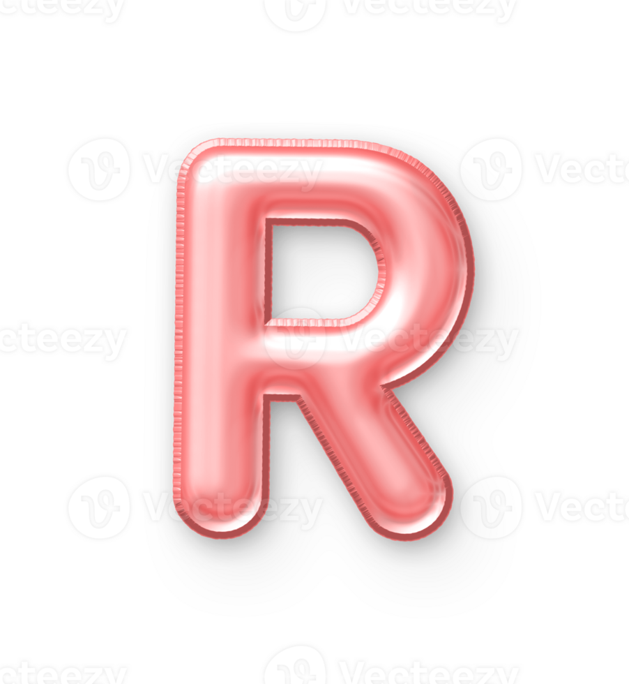R Font Balloon Pink 24652371 PNG R Font Balloon Pink 24652371 PNG