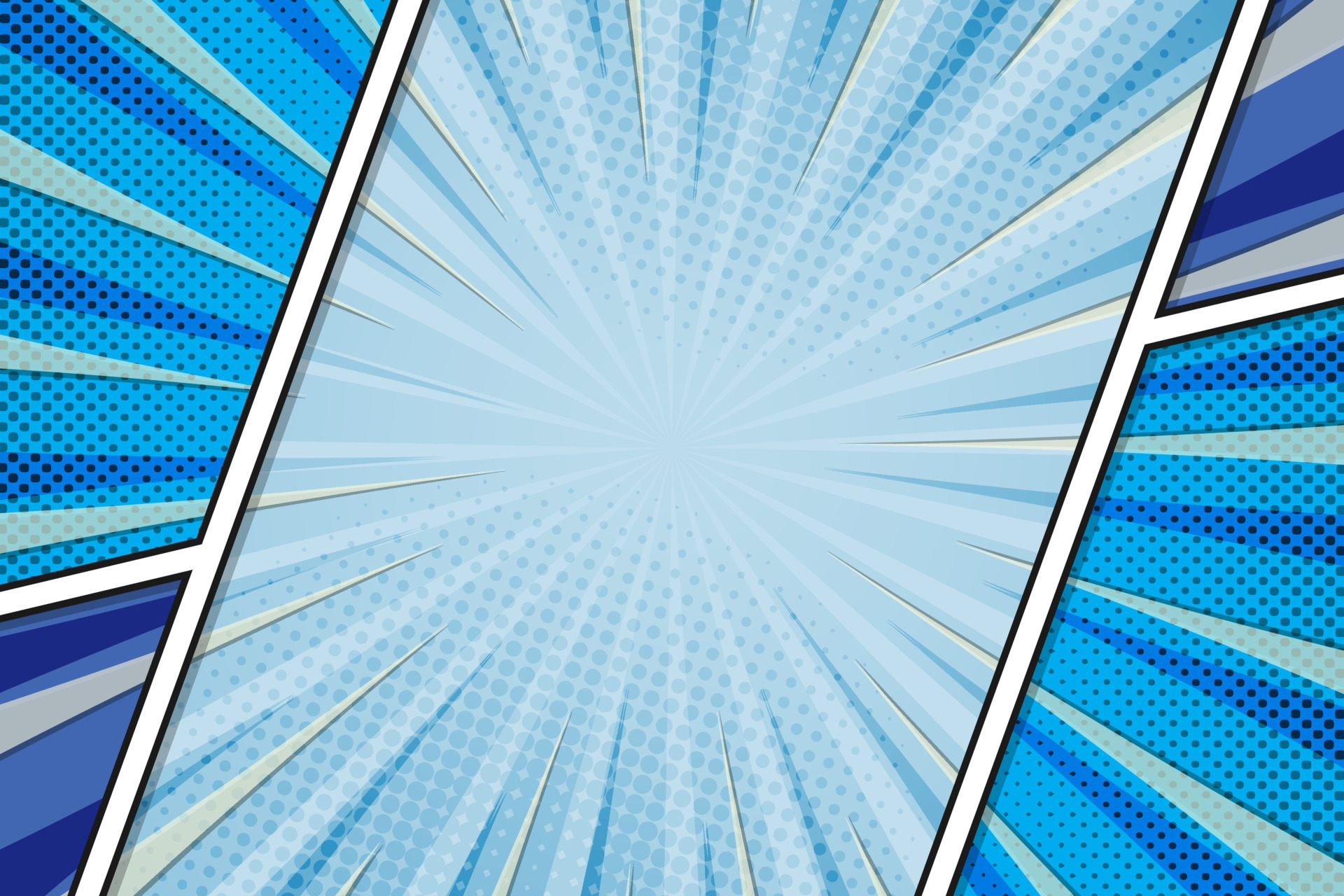 Blue modern comic book style background, vector illustration 24652574 ...