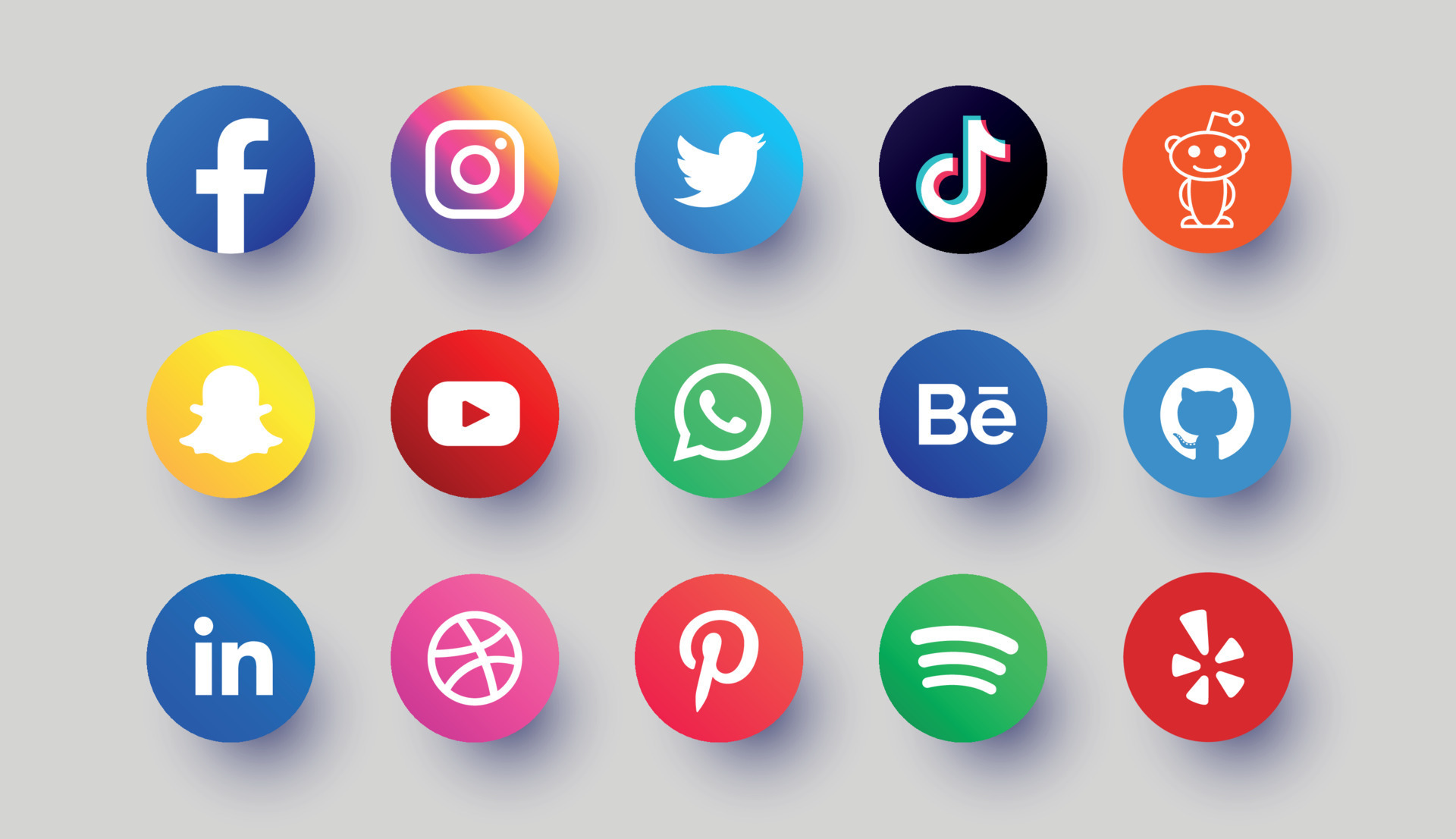 Social Media Icon Design